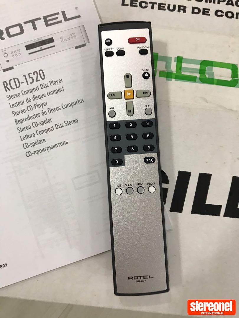 Rotel RR-D97 CD Player Remote Control - Wanted to Buy - StereoNET
