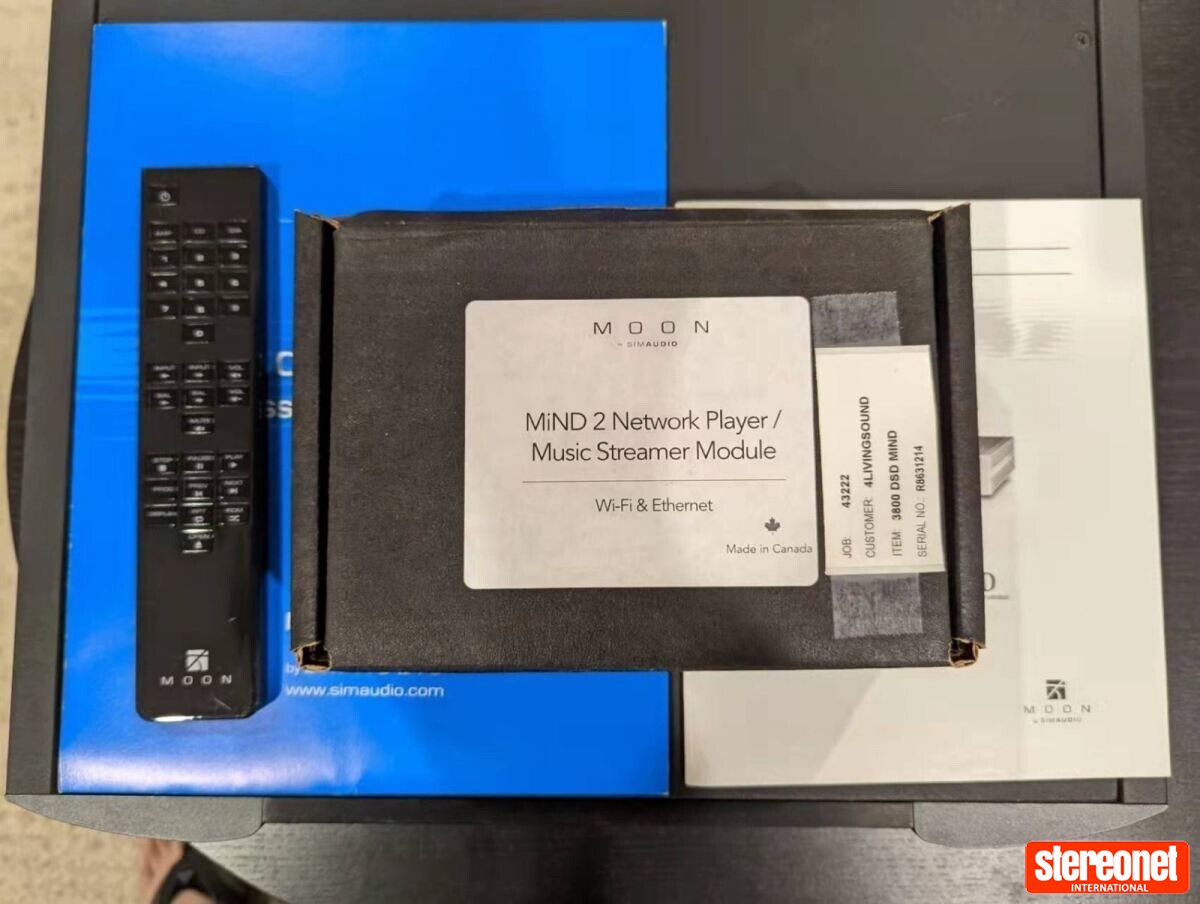 Simaudio Moon 380D wt Mind2 Streamer Digital Analog Converter (DAC ...