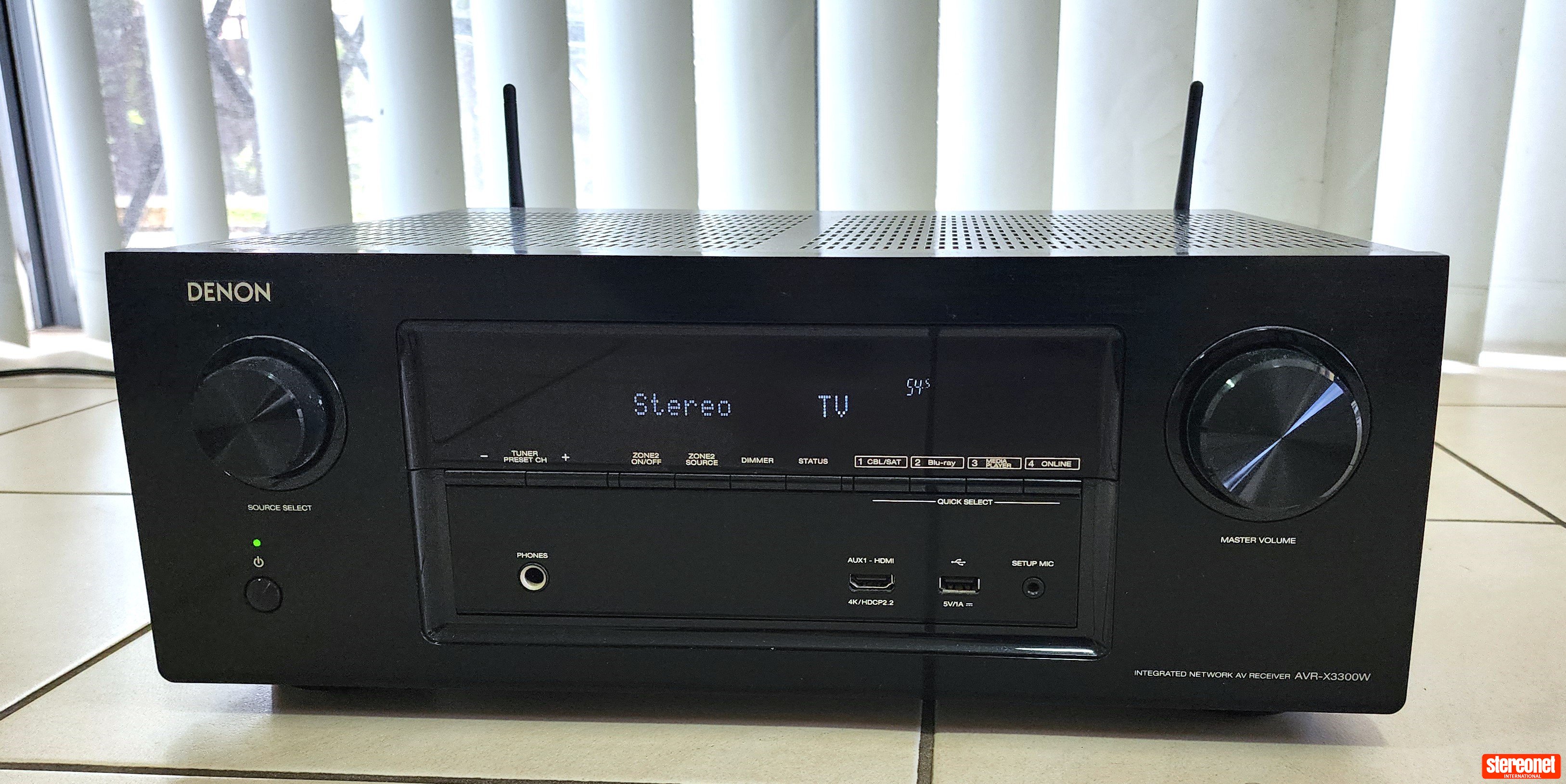 Denon AVR-X3300W AV Receiver - AV Receivers & Processors - StereoNET