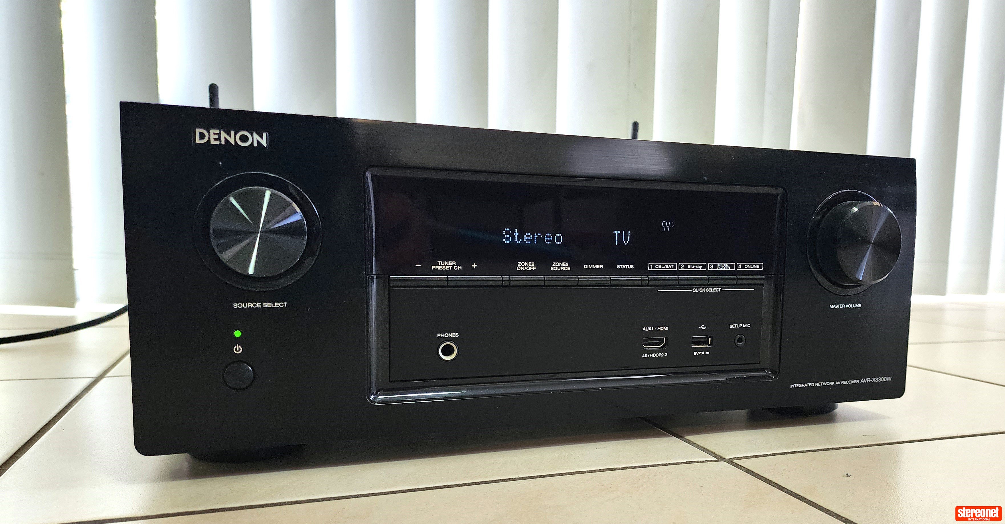 Denon AVR-X3300W AV Receiver - AV Receivers & Processors - StereoNET