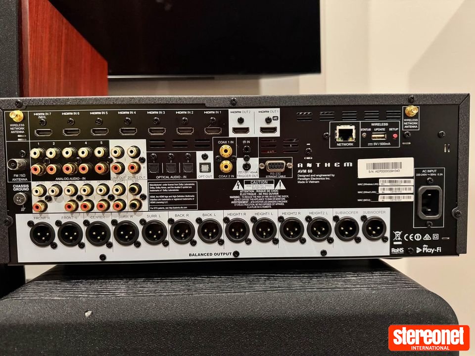 Anthem AVM 60 AV Processor - AV Receivers & Processors - StereoNET