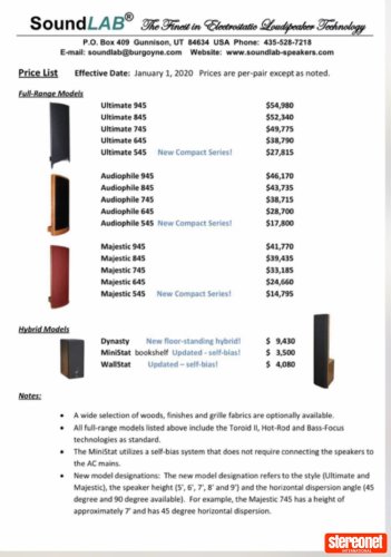 SoundLab Ultimate series 845 Floorstanding Loudspeakers - Floorstanders ...