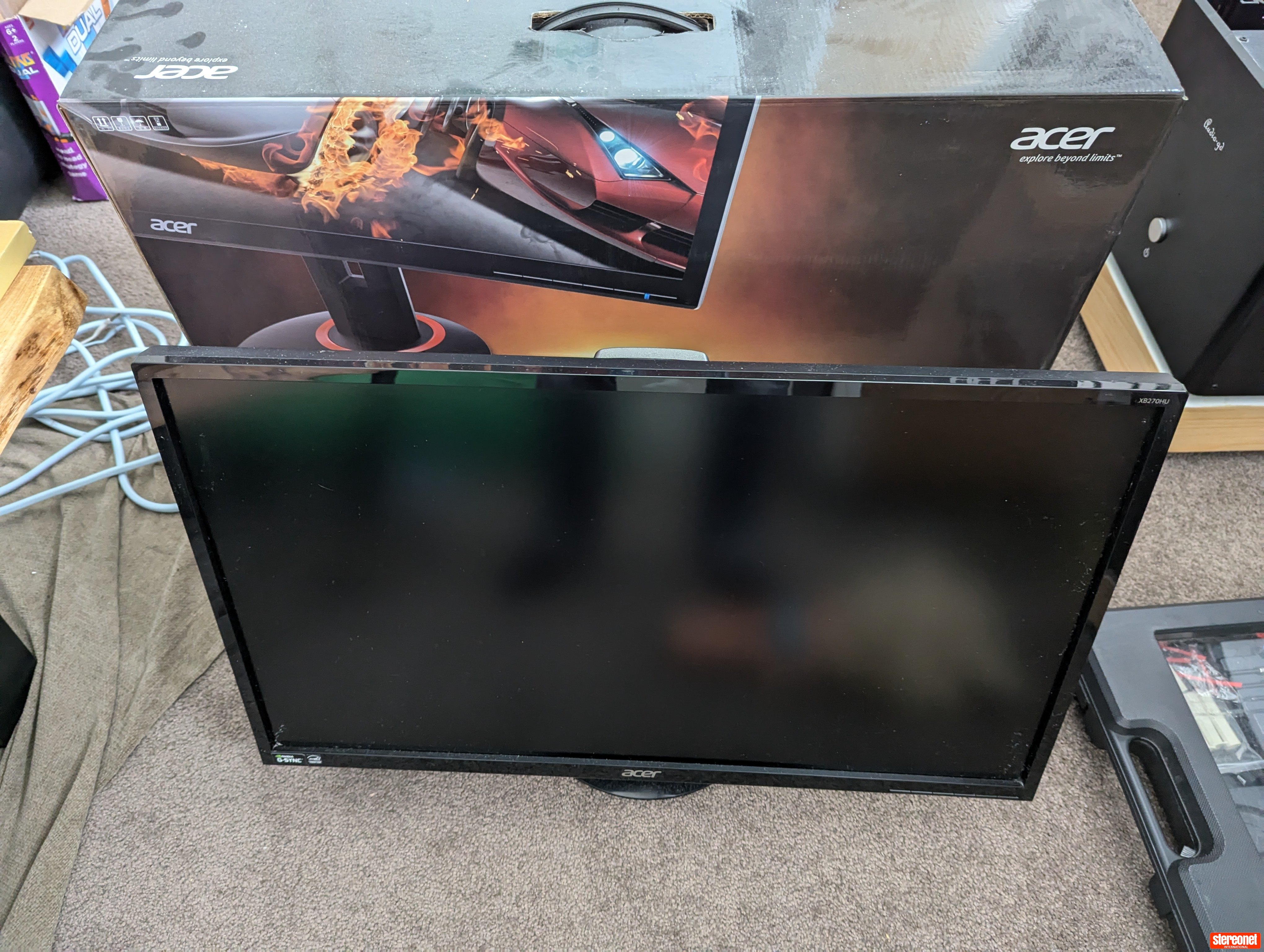 Acer XB270HU 1440p 27in IPS G-sync monitor Computer Monitor ...