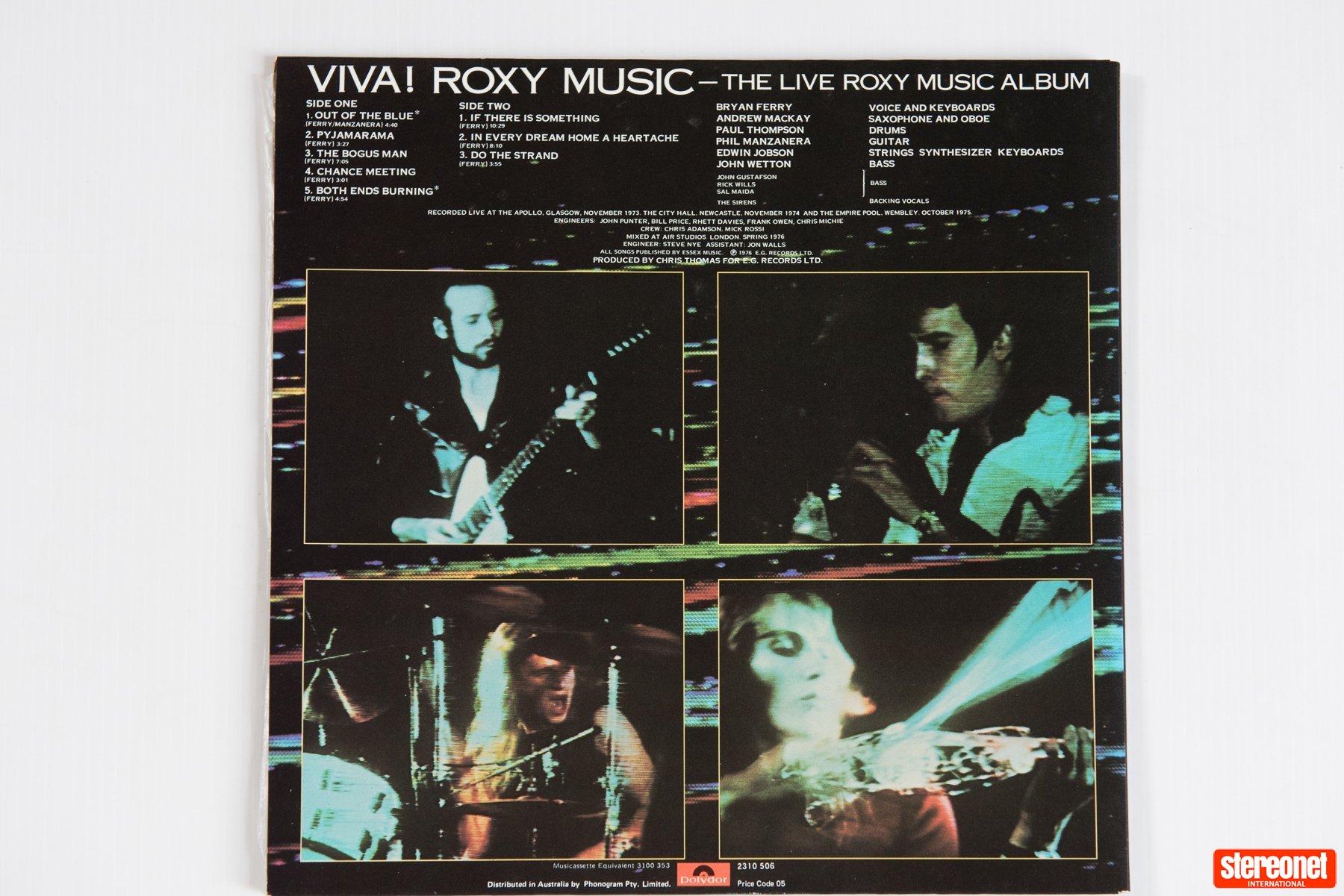Roxy Music. 1st: Viva! - The Live Album. - Vinyl Records - StereoNET