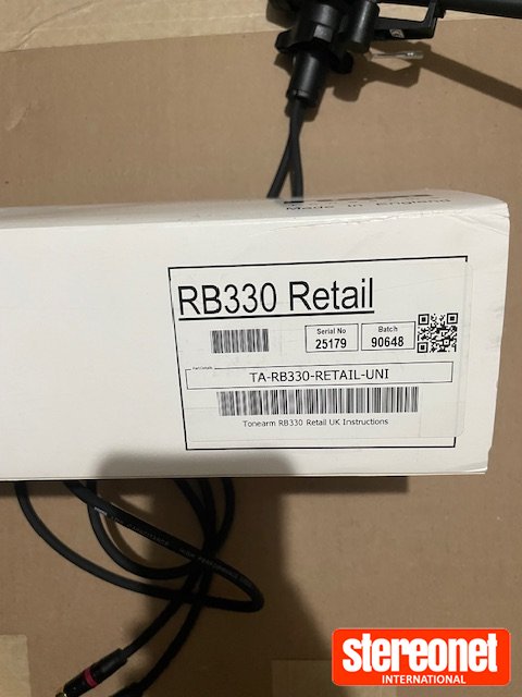 Rega RB330 Tonearm - Tonearms - StereoNET