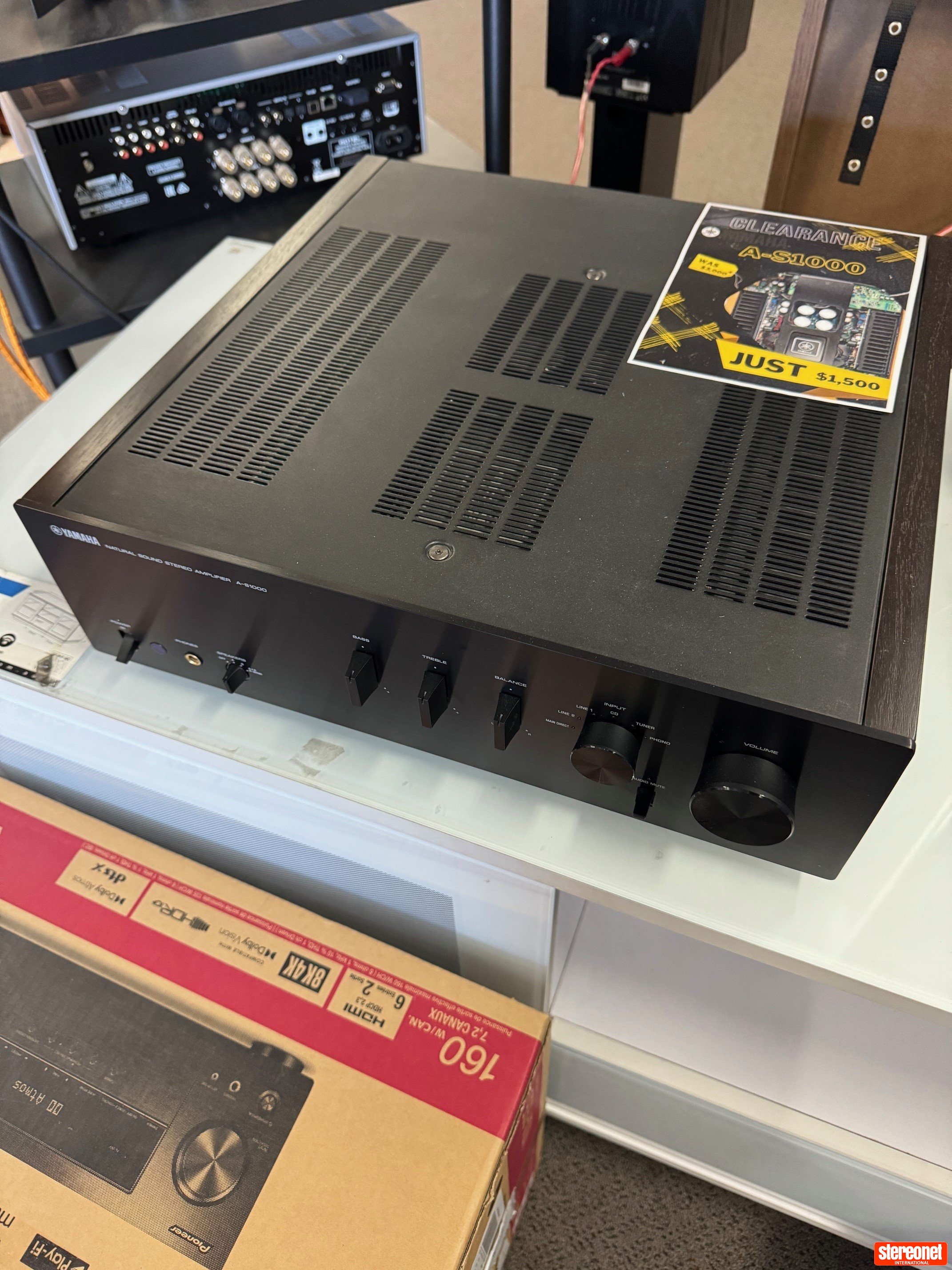 Yamaha A-S1000 Integrated Amplifier (Solid State) - Integrated ...