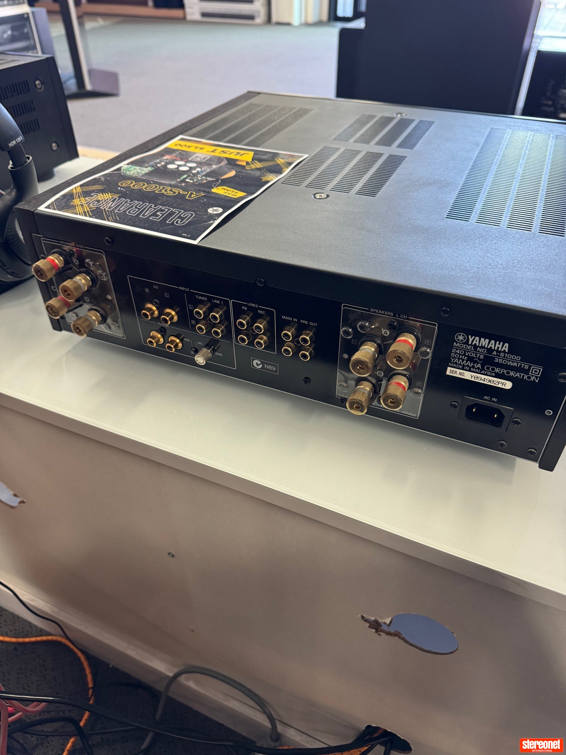 Yamaha A-S1000 Integrated Amplifier (Solid State) - Integrated ...