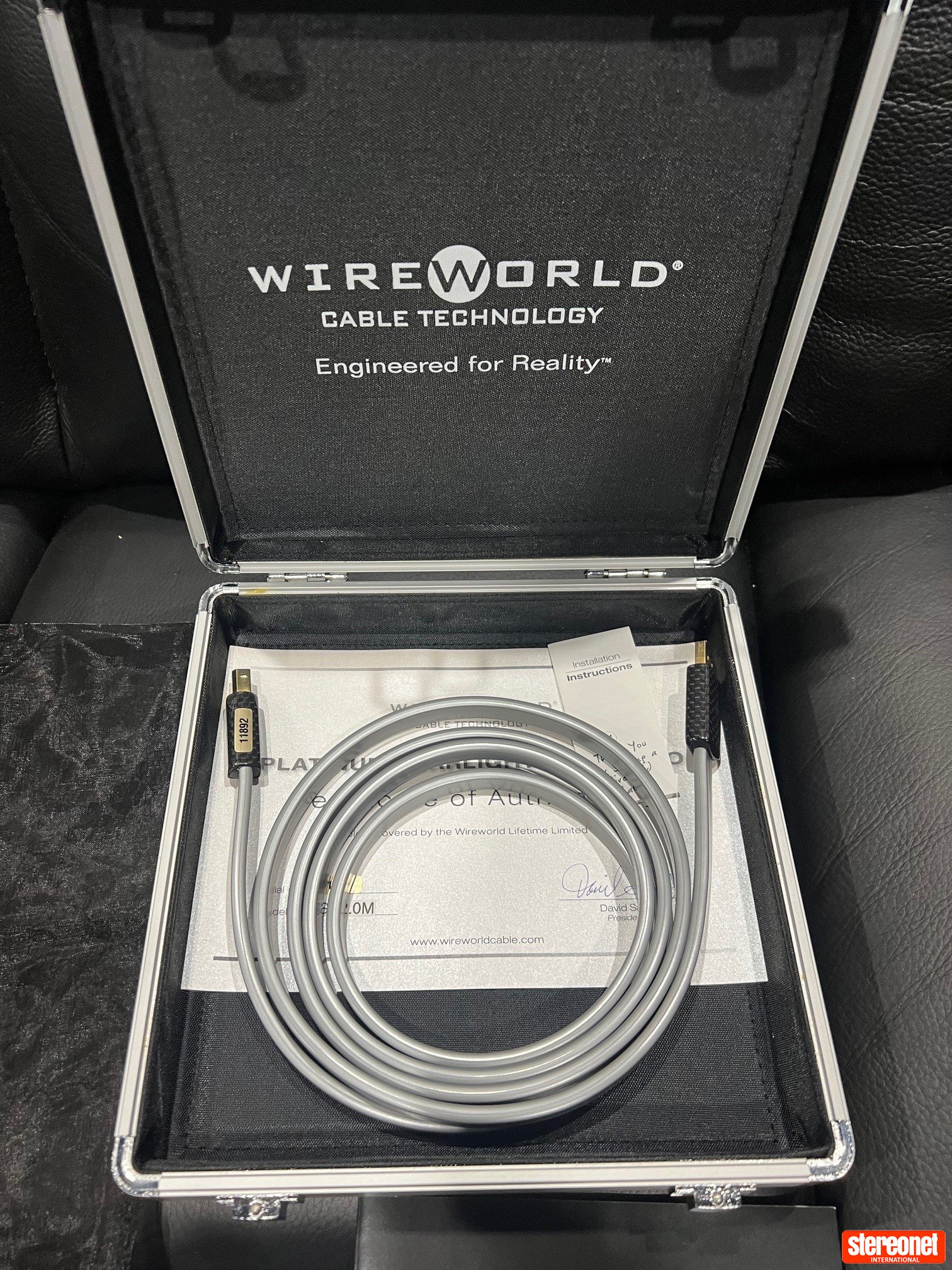 Wireworld 2m Platinum USB 7 USB Cable - Digital Cables - StereoNET