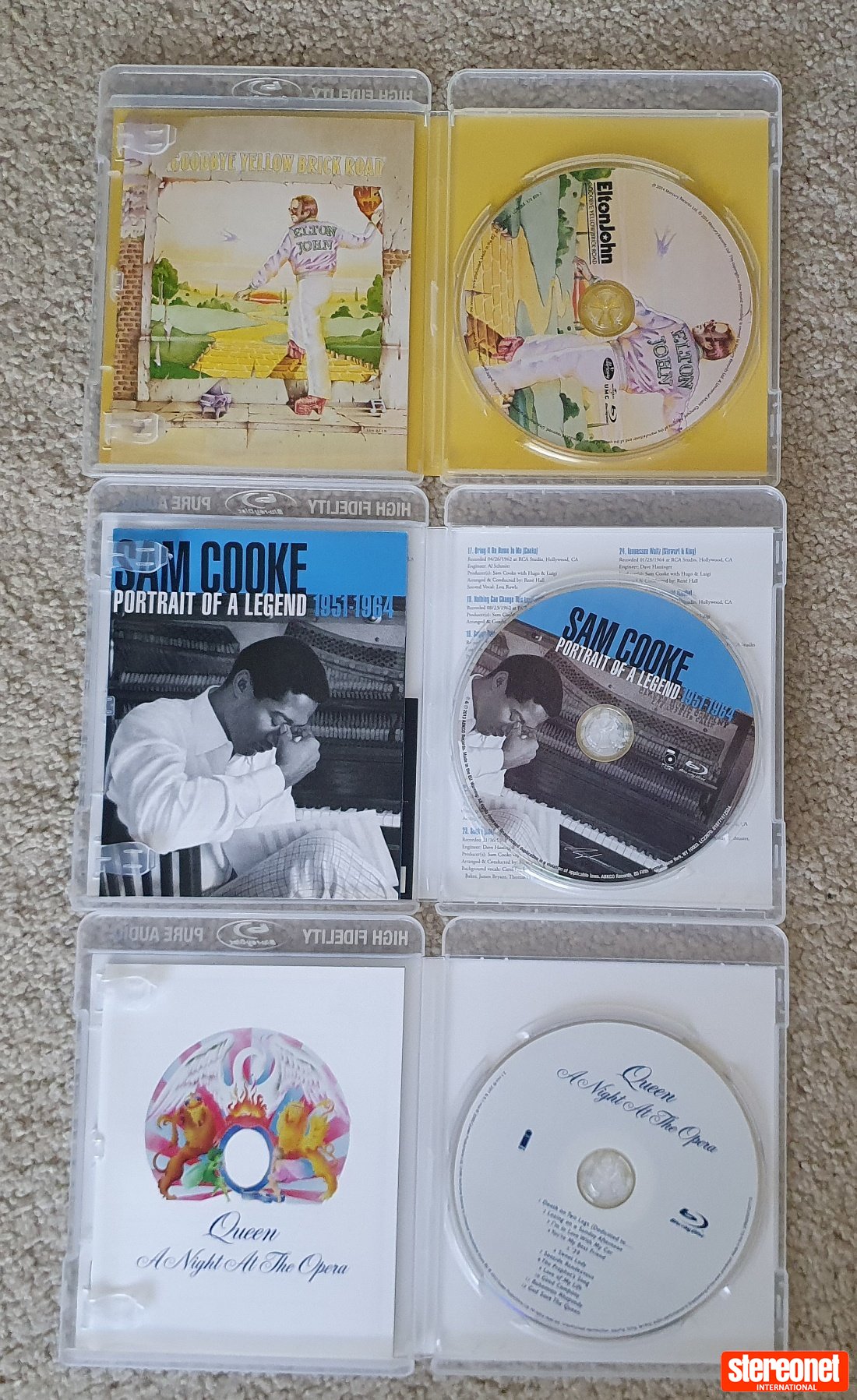 High Fidelity Pure Audio Bluray Discs Queen Elton John Bob Marley Grace ...