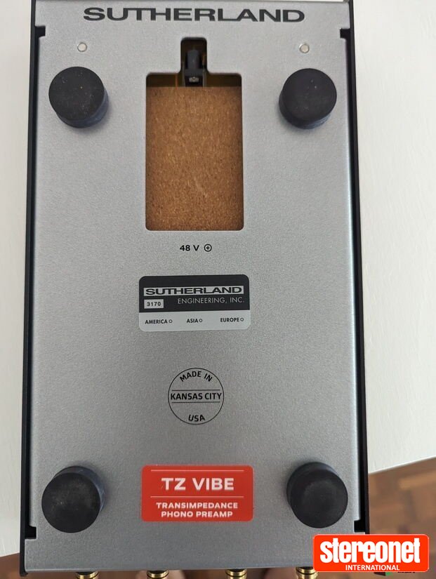 Sutherland Engineering TZ Vibe Phono Preamplifier |﻿ Phono Amplifiers
