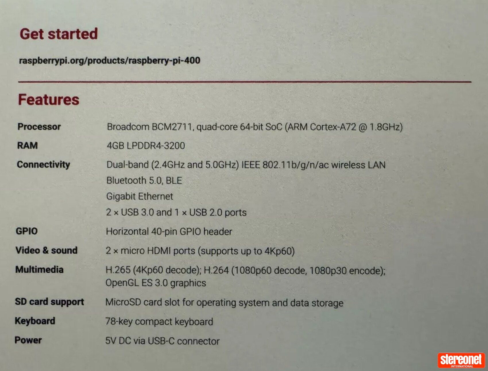 Raspberry Rpi 400 4Gb Computer - Computers & Related - StereoNET