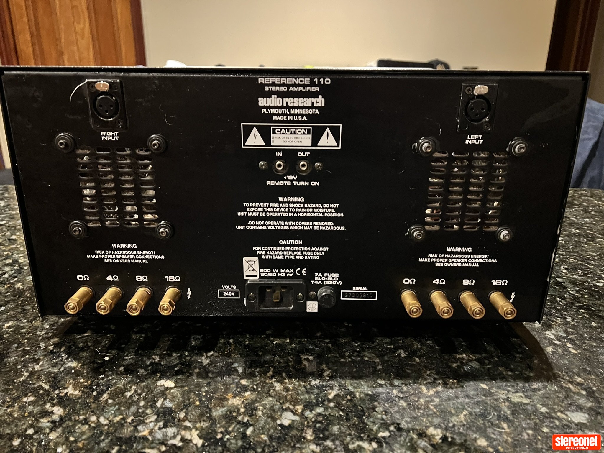 Audio Research Reference 110 Power Amplifier - Power Amplifiers - StereoNET