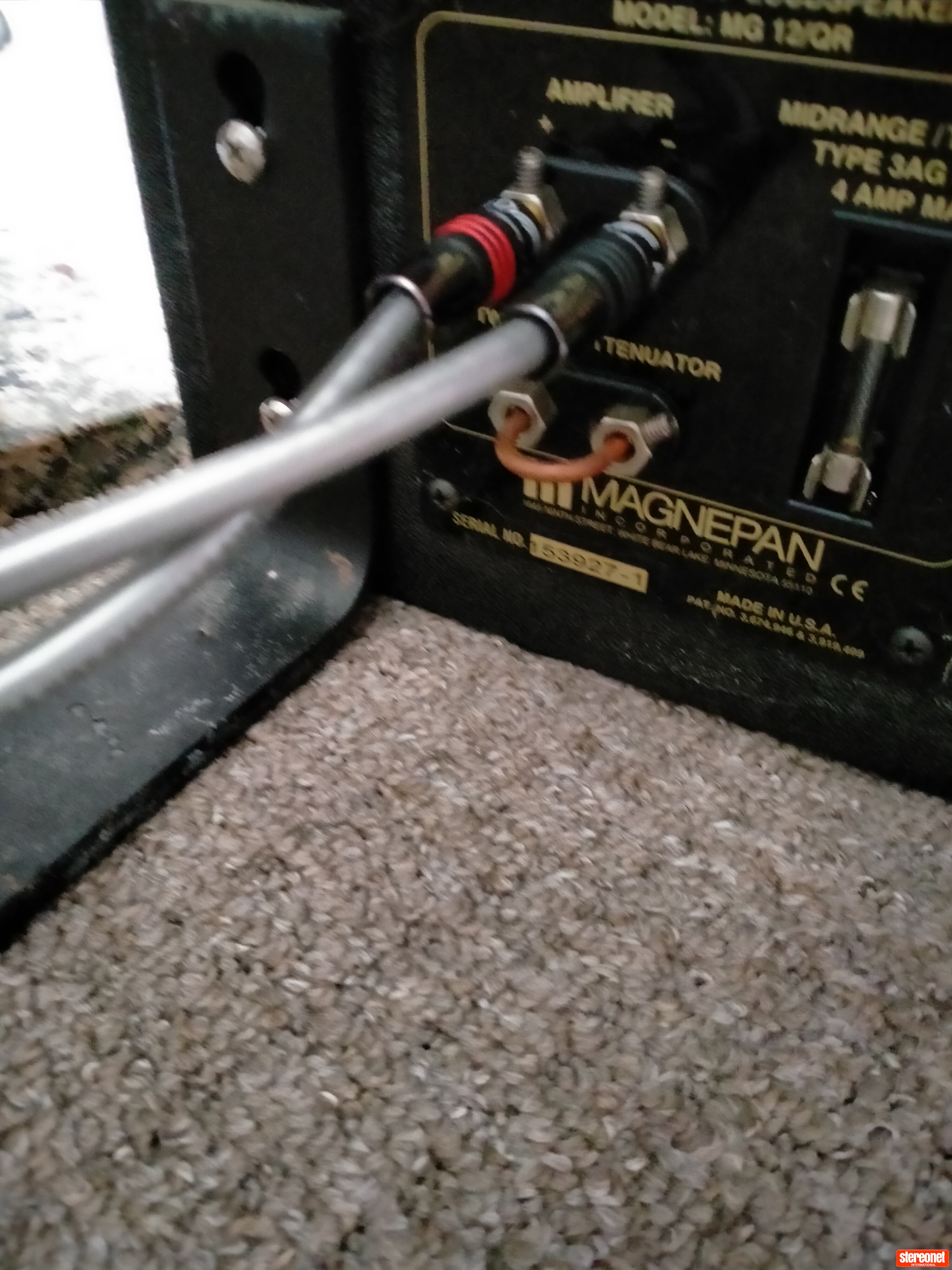 Magnepan MG12/QR Floorstanding Loudspeakers - Floorstanders & Large ...