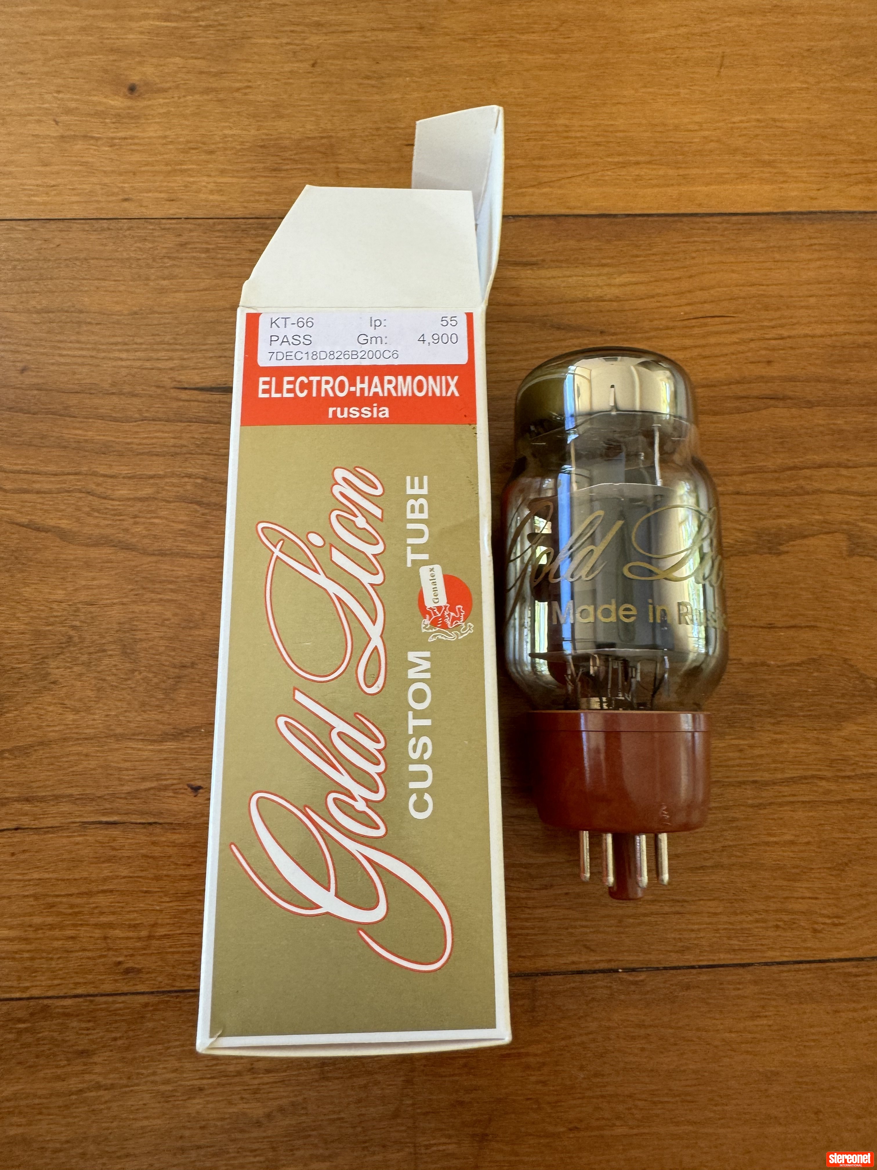 Genalex Gold Lion KT66 Valves/Tubes - Valves / Tubes - StereoNET