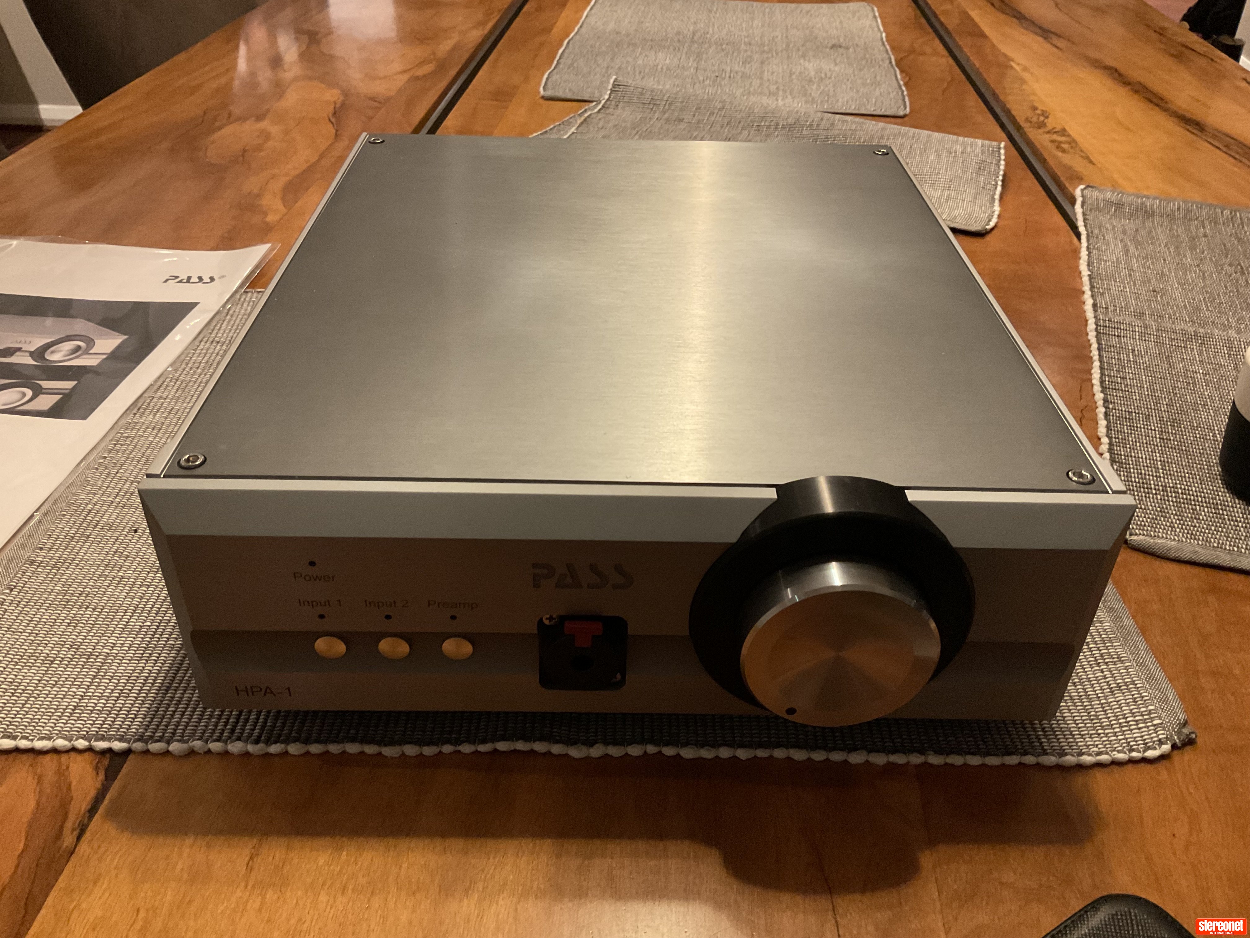 Pass Labs HPA-1 Headphone Amplifier - Headphone Amps & DACs - StereoNET