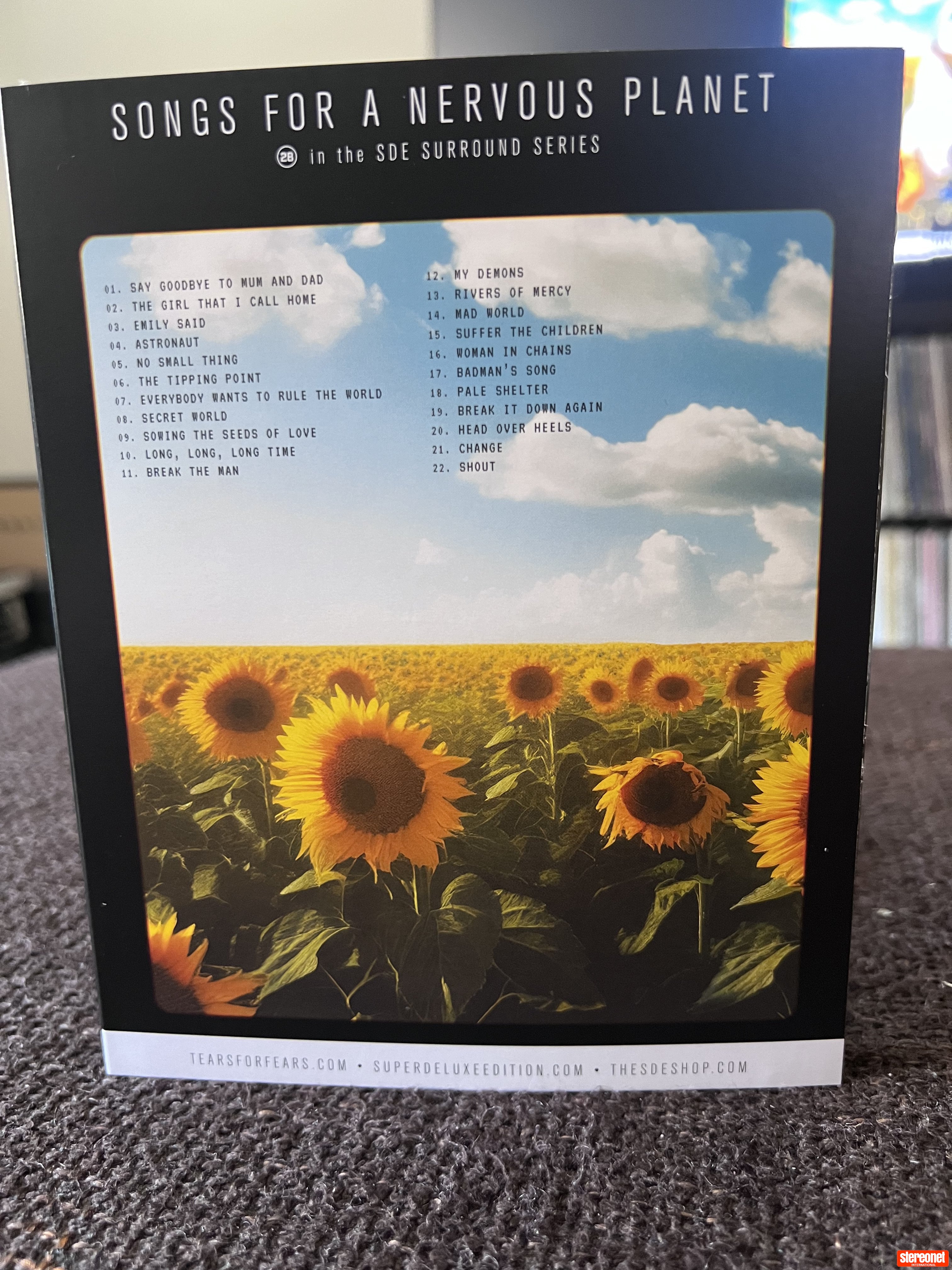 Tears for fears - Songs for a nervous planet Pure Audio Blu-ray - Blu-ray / DVD - StereoNET