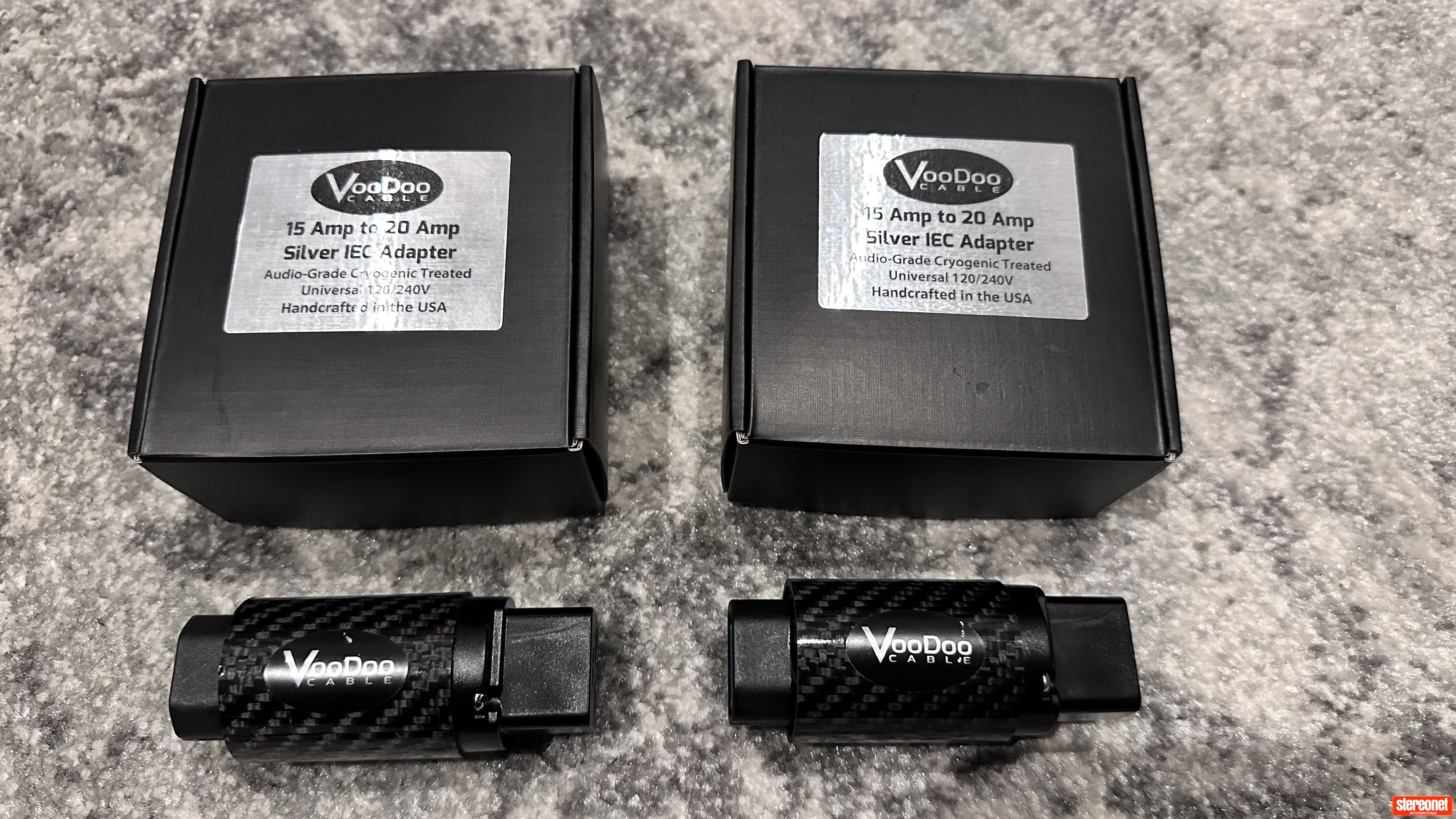 VooDoo Cable Silver 15 amp to 20 Amp IEC Adapter - Power Cables - StereoNET