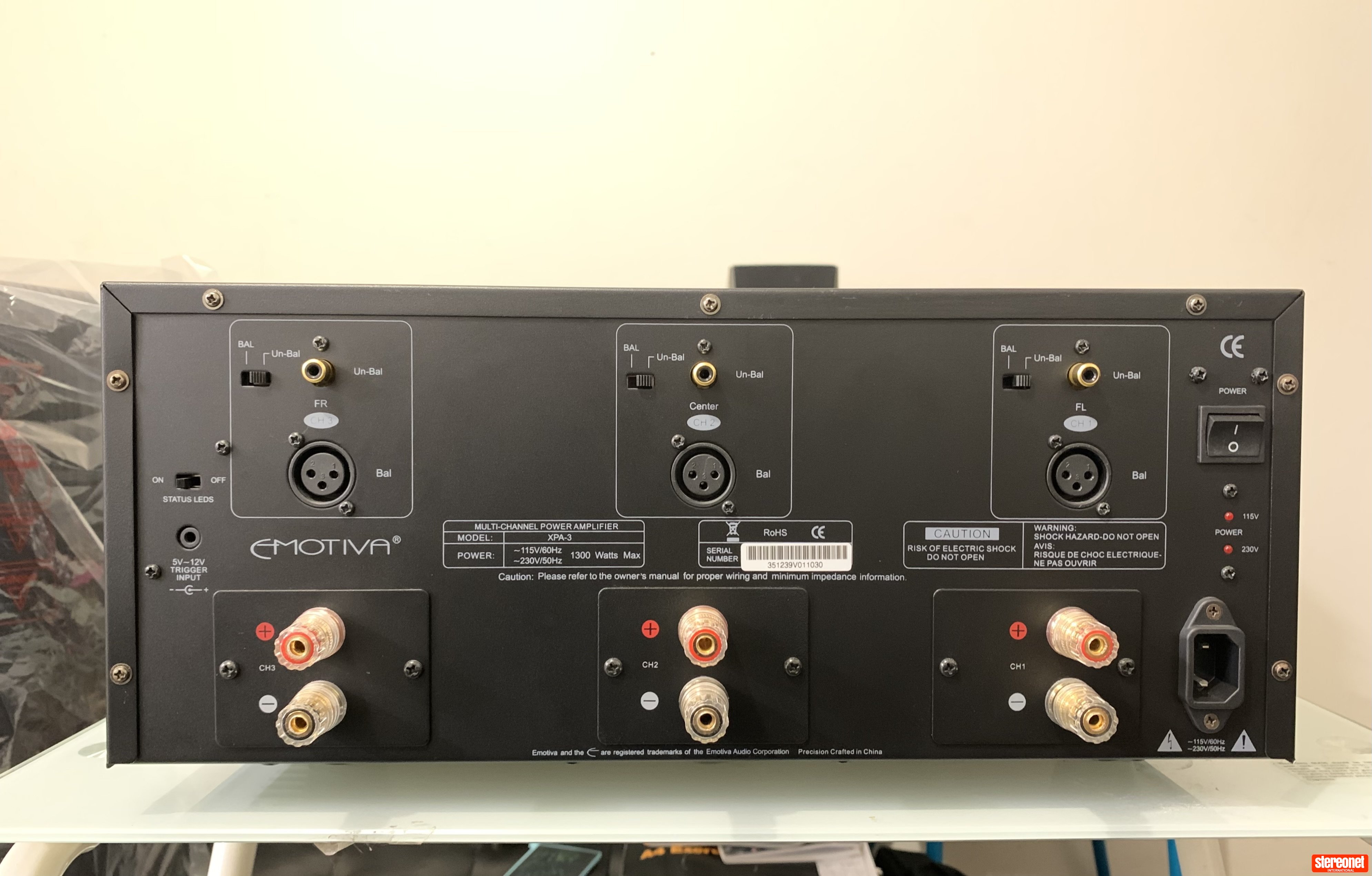 Emotiva XPA-3 Multichannel Amplifier - Multi Channel Amplifiers - StereoNET