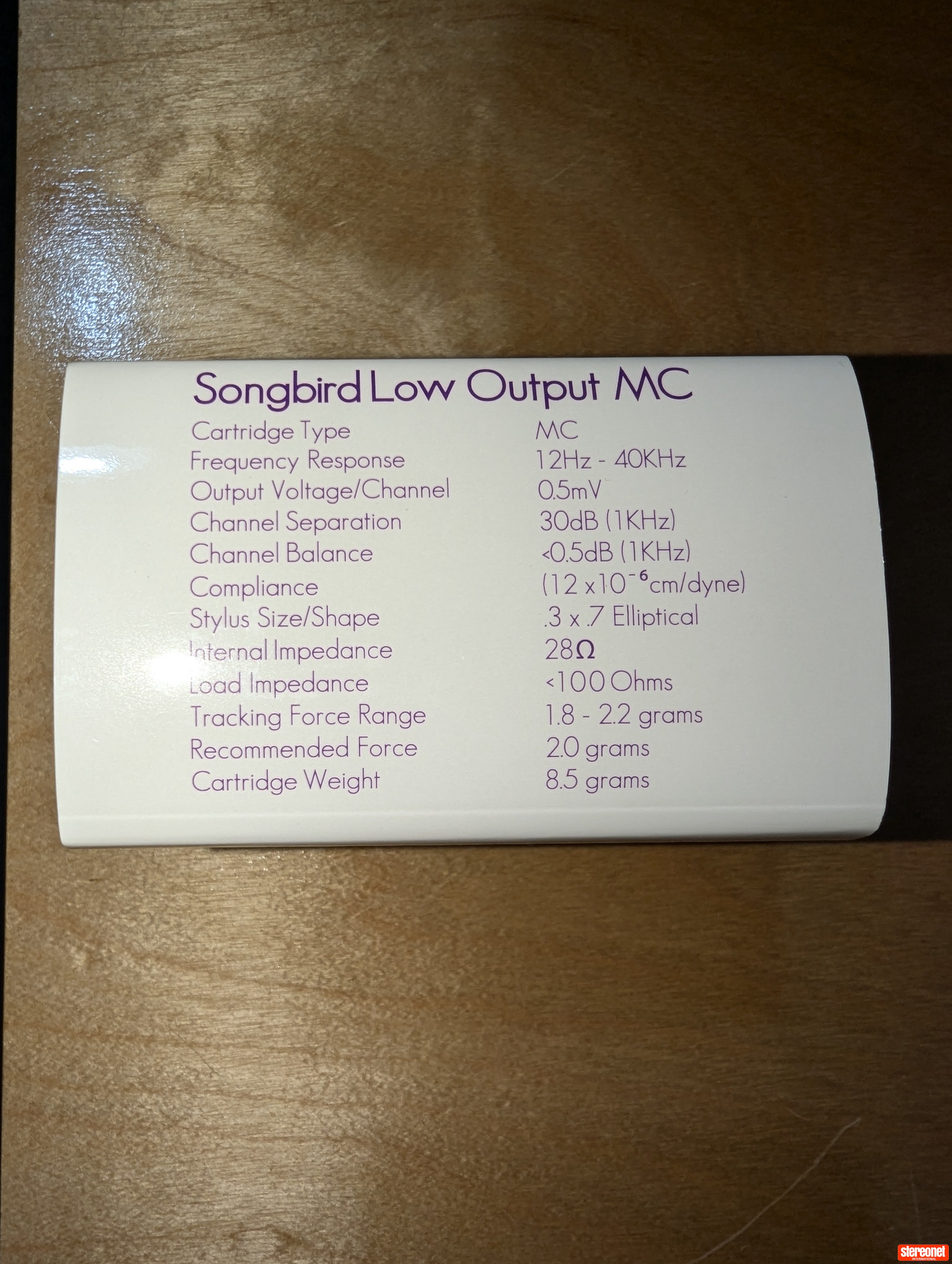 Sumiko Songbird LOMC Phono Cartridge (MC) - Phono Cartridges - StereoNET