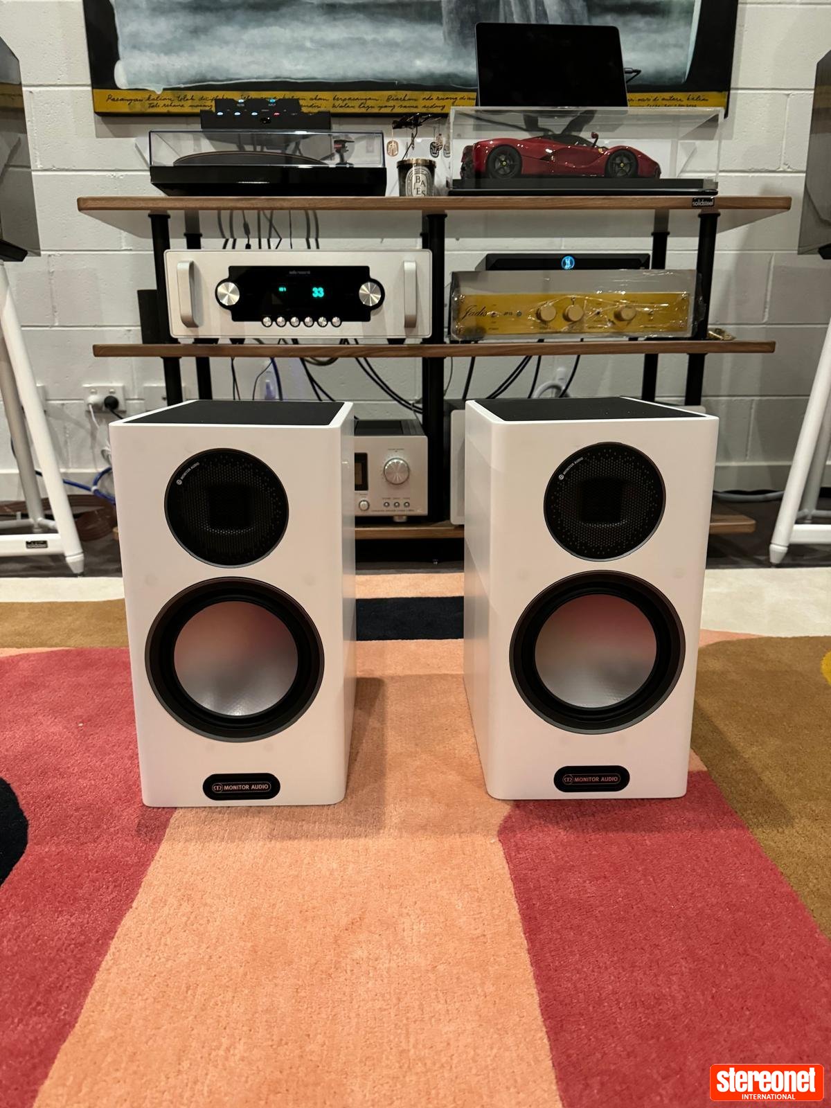 Monitor Audio Gold 100 5G White Bookshelf Loudspeakers - Bookshelf ...