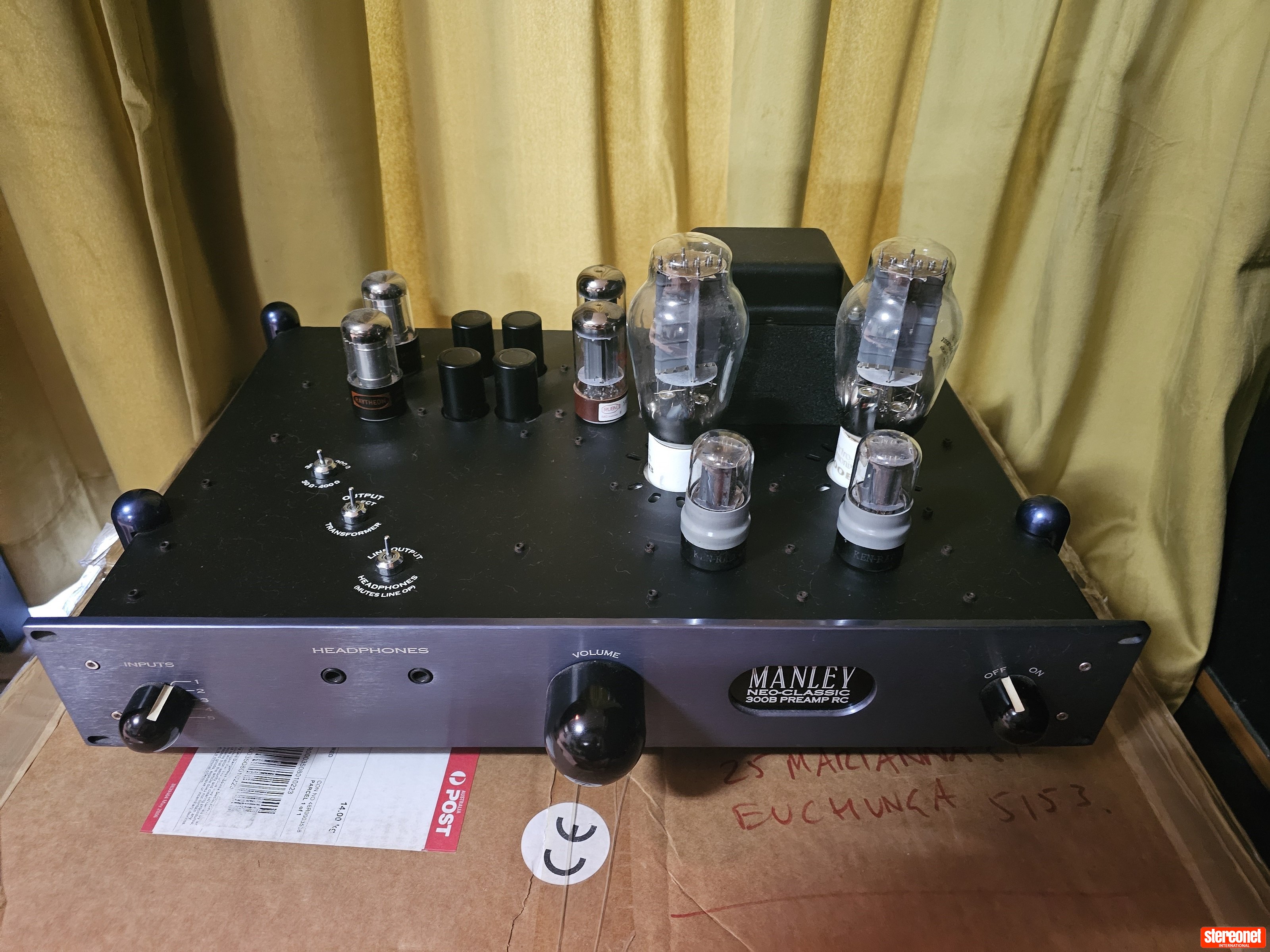 Manley Laboratories Neo-Classic 300B Pre Amplifier - Pre Amplifiers ...