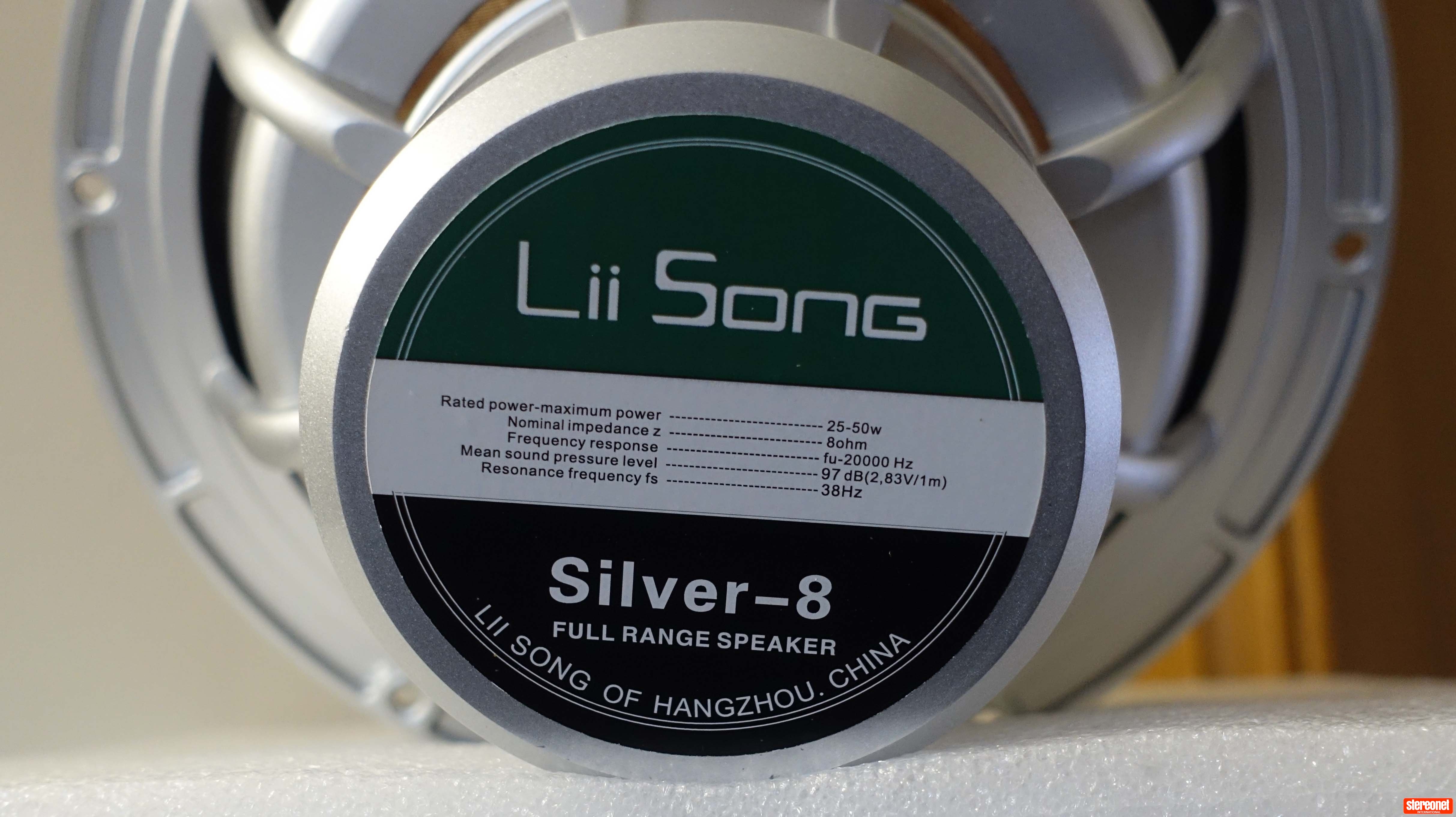 Lii Audio Silver 8 Full Range Driver |﻿ Raw / Individual Drivers