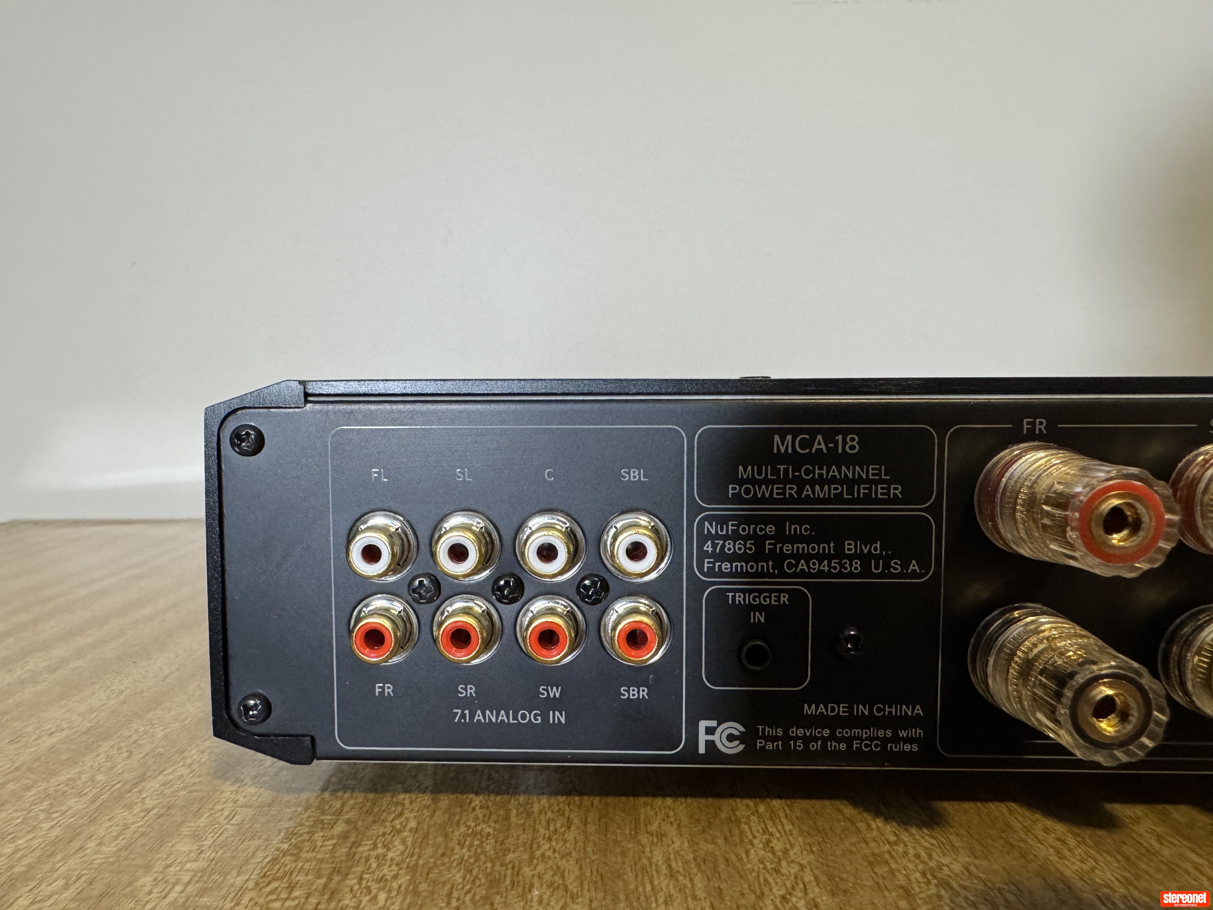 NuForce MCA-18 Multichannel Amplifier - Multi Channel Amplifiers ...