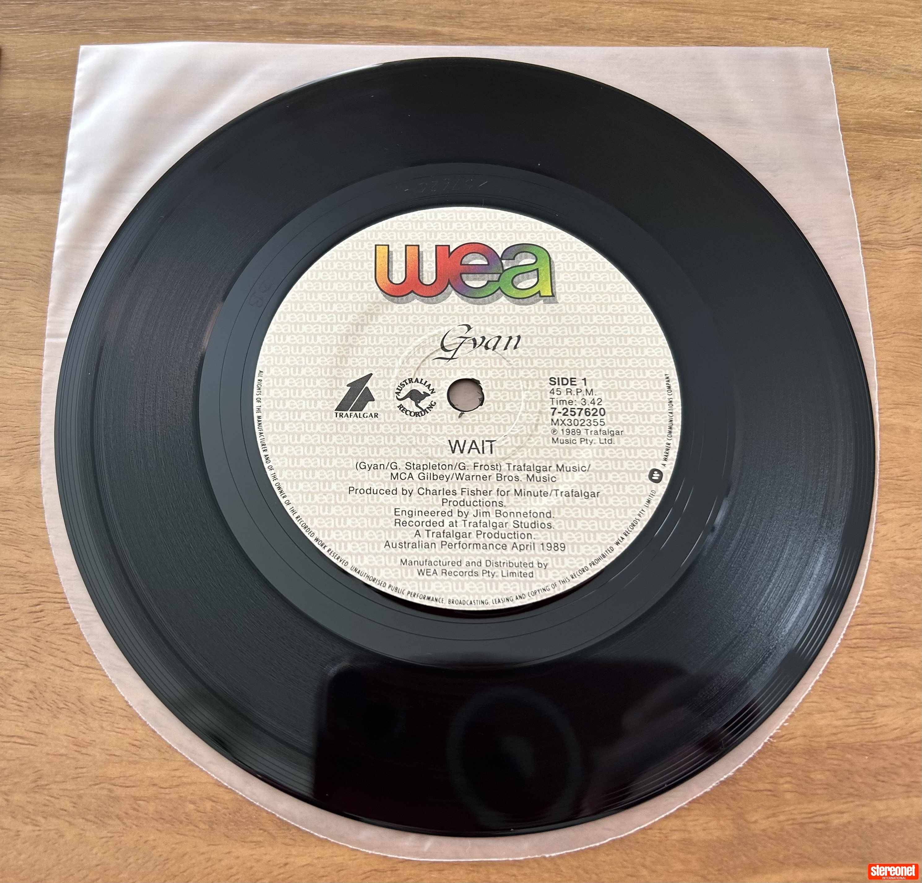 Gyan “Wait / Love In Question” 1984 Limited Edition Vinyl 7” Single Aus ...