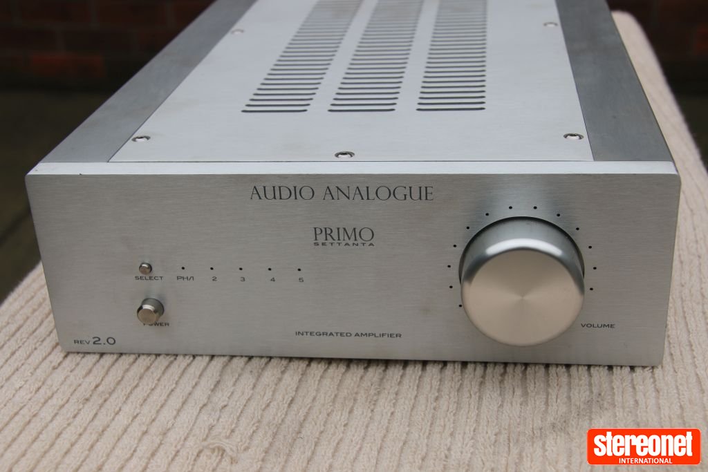 Audio Analogue Primo Settanta V2.0 Integrated Amplifier (Solid State) - Integrated Amplifiers ...
