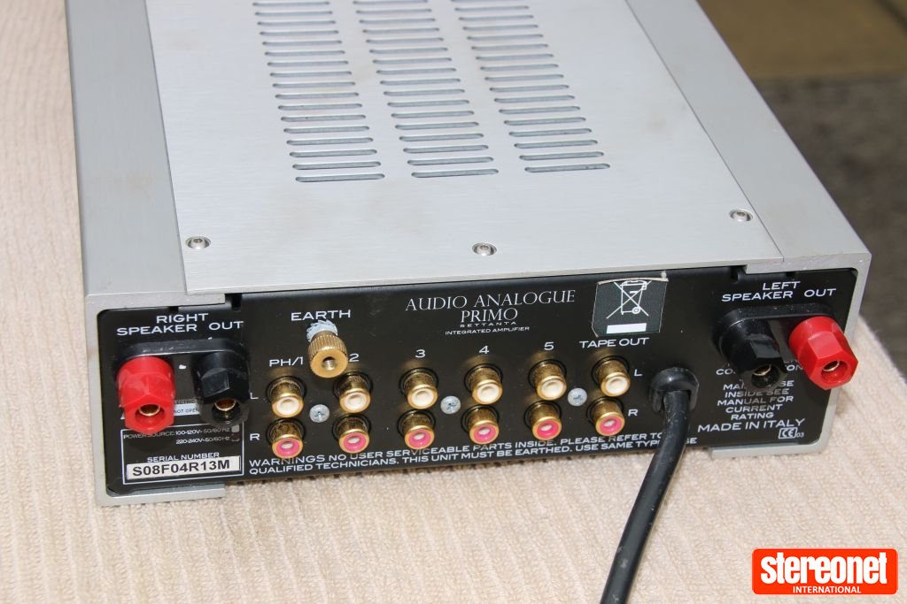 Audio Analogue Primo Settanta V2.0 Integrated Amplifier (Solid State) - Integrated Amplifiers ...