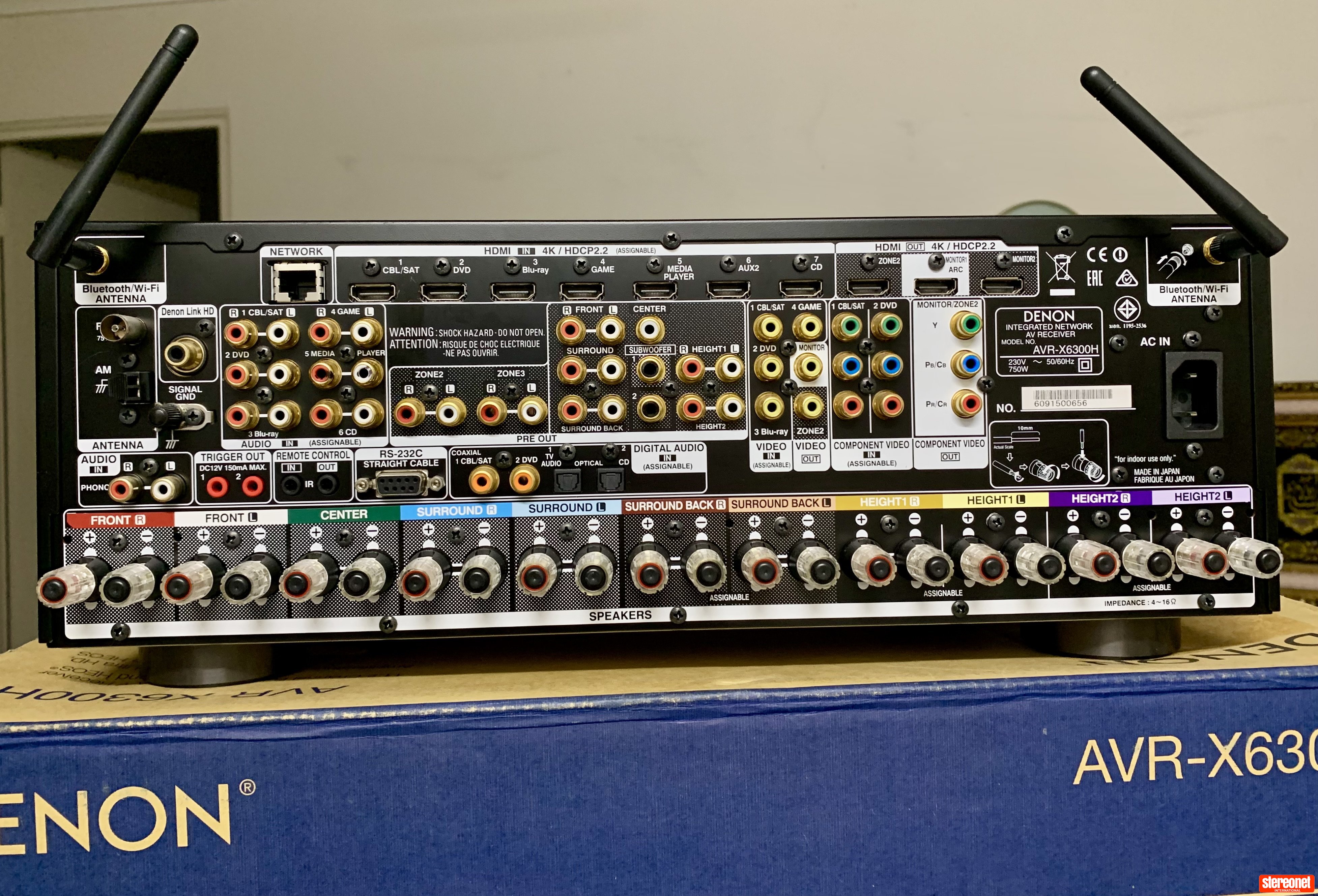 Denon AVR-X6300H Flagship 11.2Ch AV Receiver - AV Receivers ...