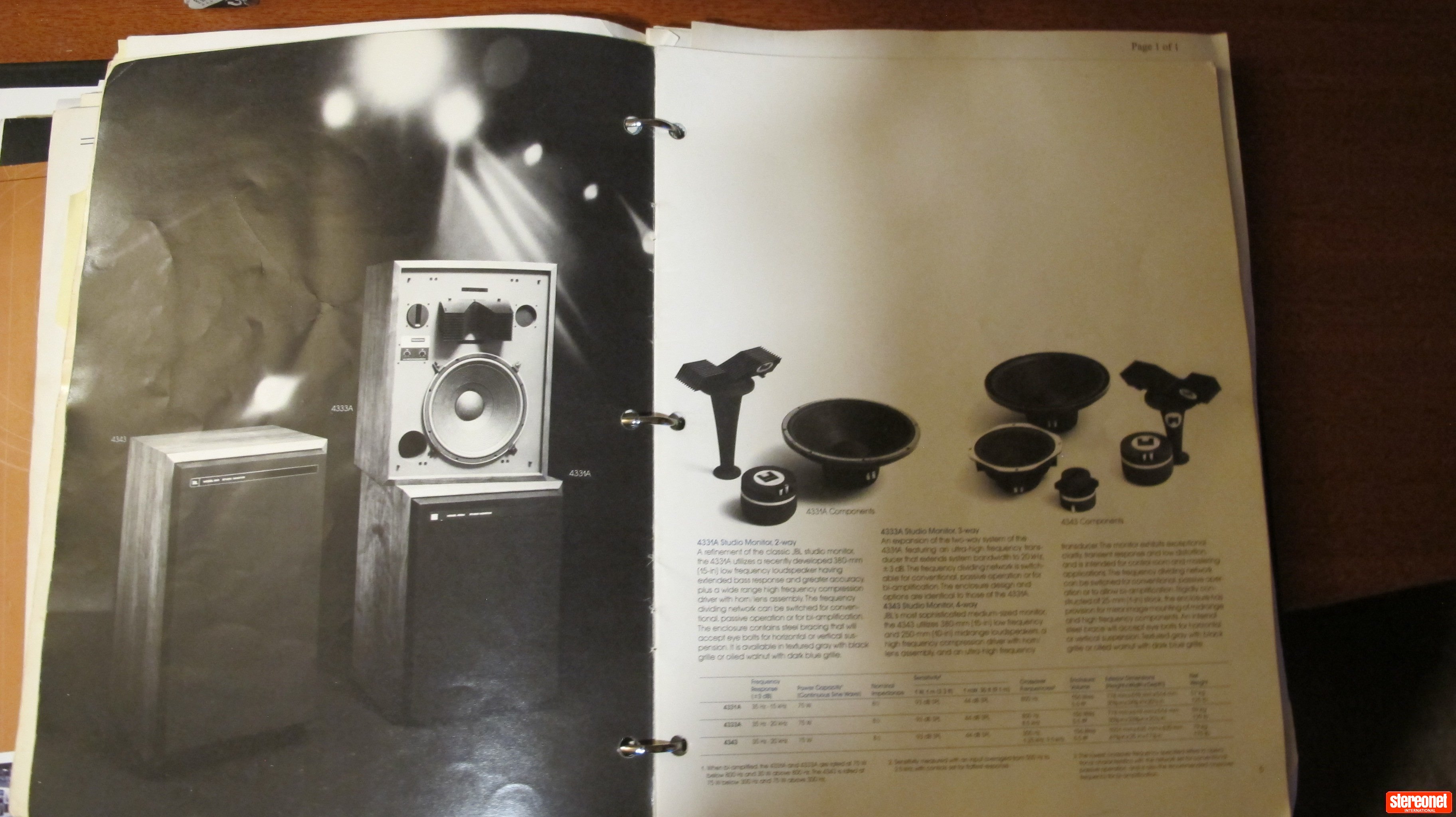 THE JBL STORY BOOK+HEAPS OF JBL LITERATURE |﻿ Books / Magazines etc.