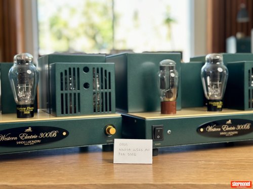 Shindo Western Electric 300b Limited Mono Amplifiers - Power Amplifiers ...