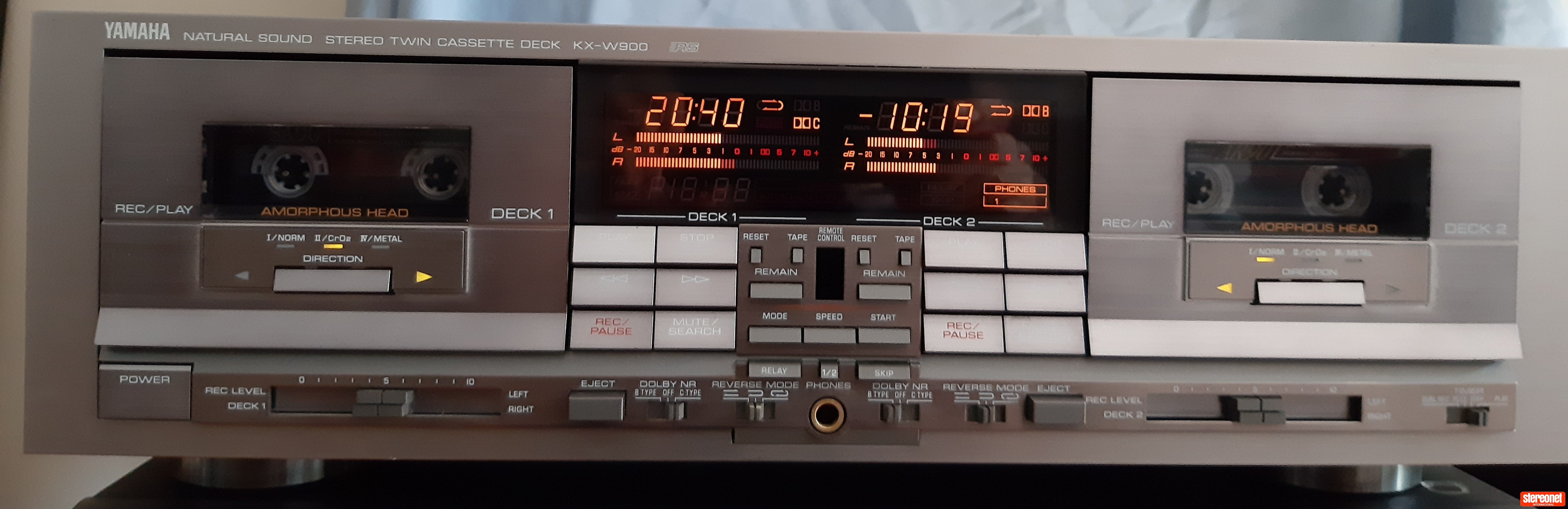 Yamaha KX-W900 Cassette Deck - Cassette / Reel to Reel - StereoNET