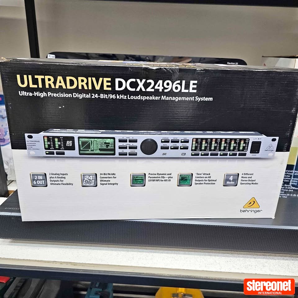Behringer DCX-2496LE Digital Signal Processor - Audio Processors ...