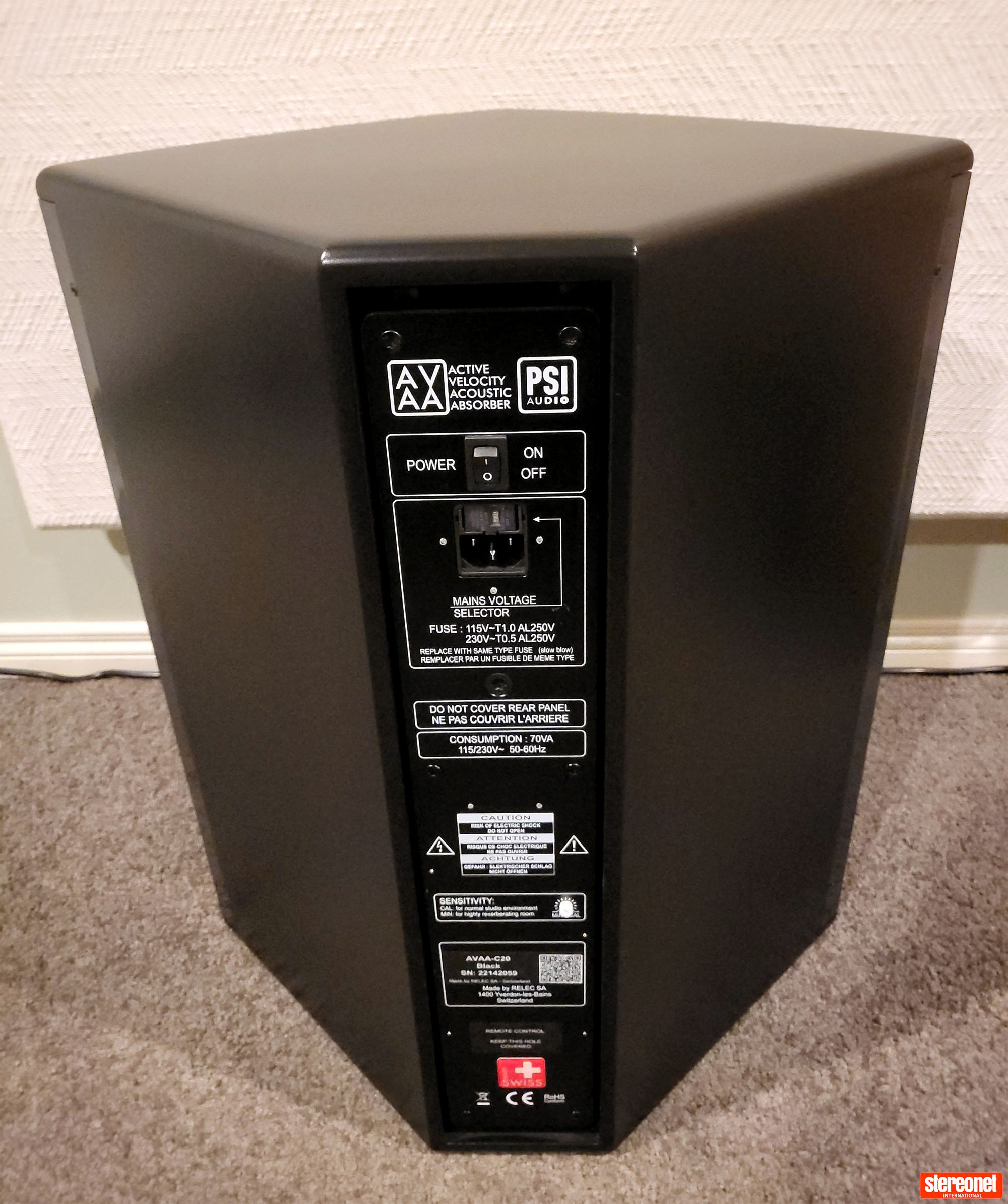 PSI AUDIO AVAA C20 Active bass trap |﻿ Acoustic Treatment