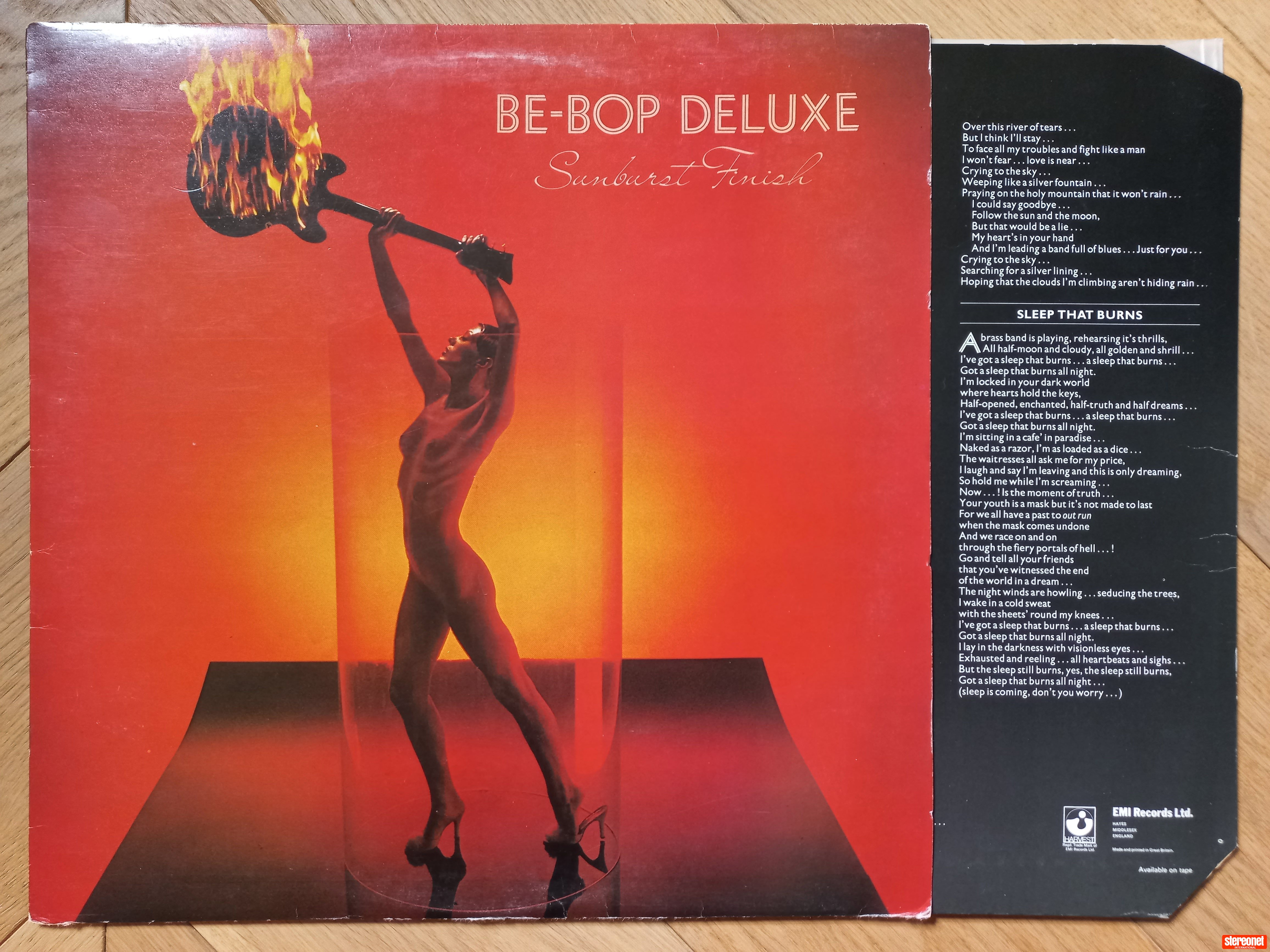 Be-Bop Deluxe "Sunburst finish" UK pressing Vinyl Record (LP) |﻿ Vinyl Records