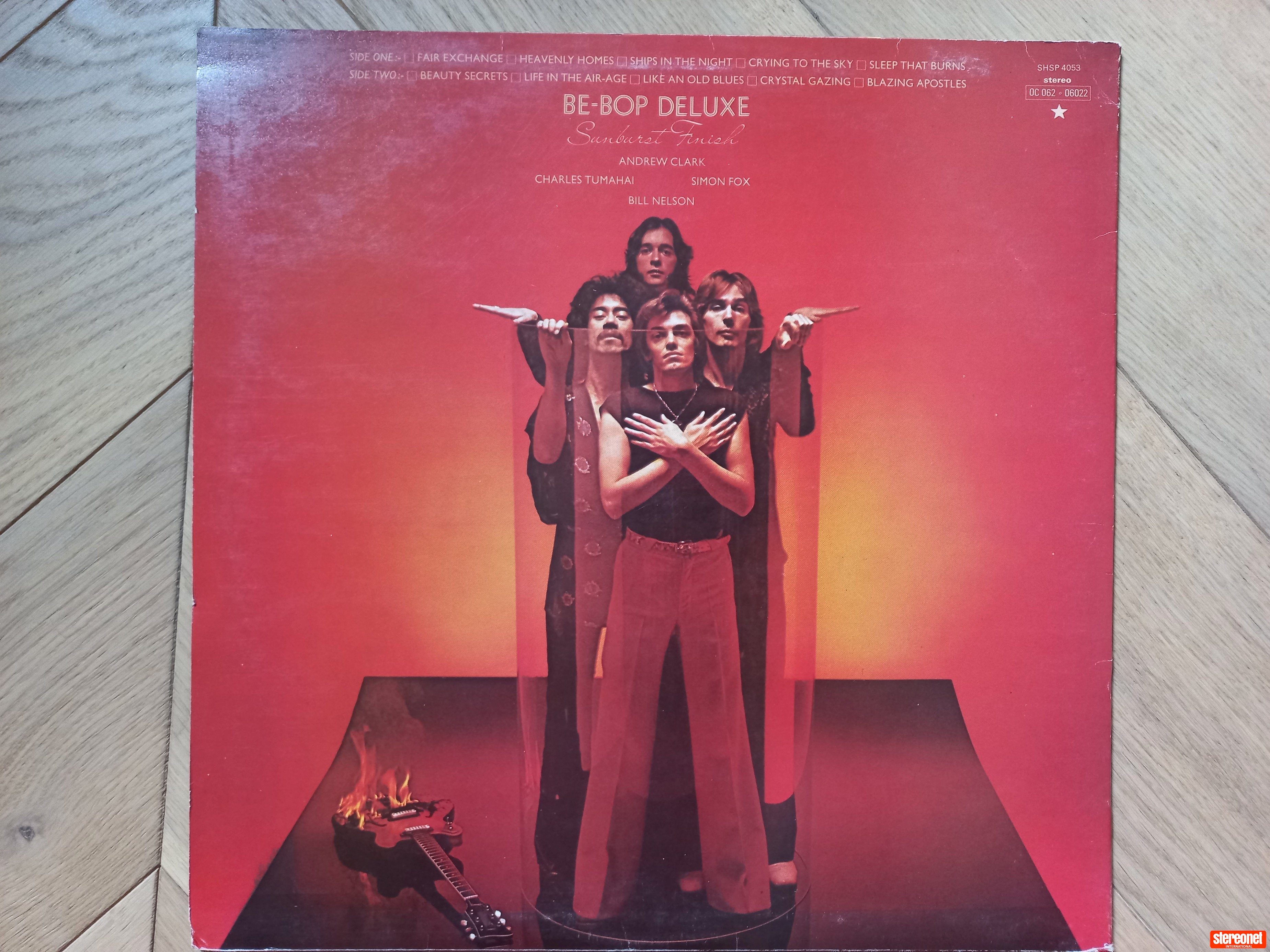 Be-Bop Deluxe "Sunburst finish" UK pressing Vinyl Record (LP) |﻿ Vinyl ...