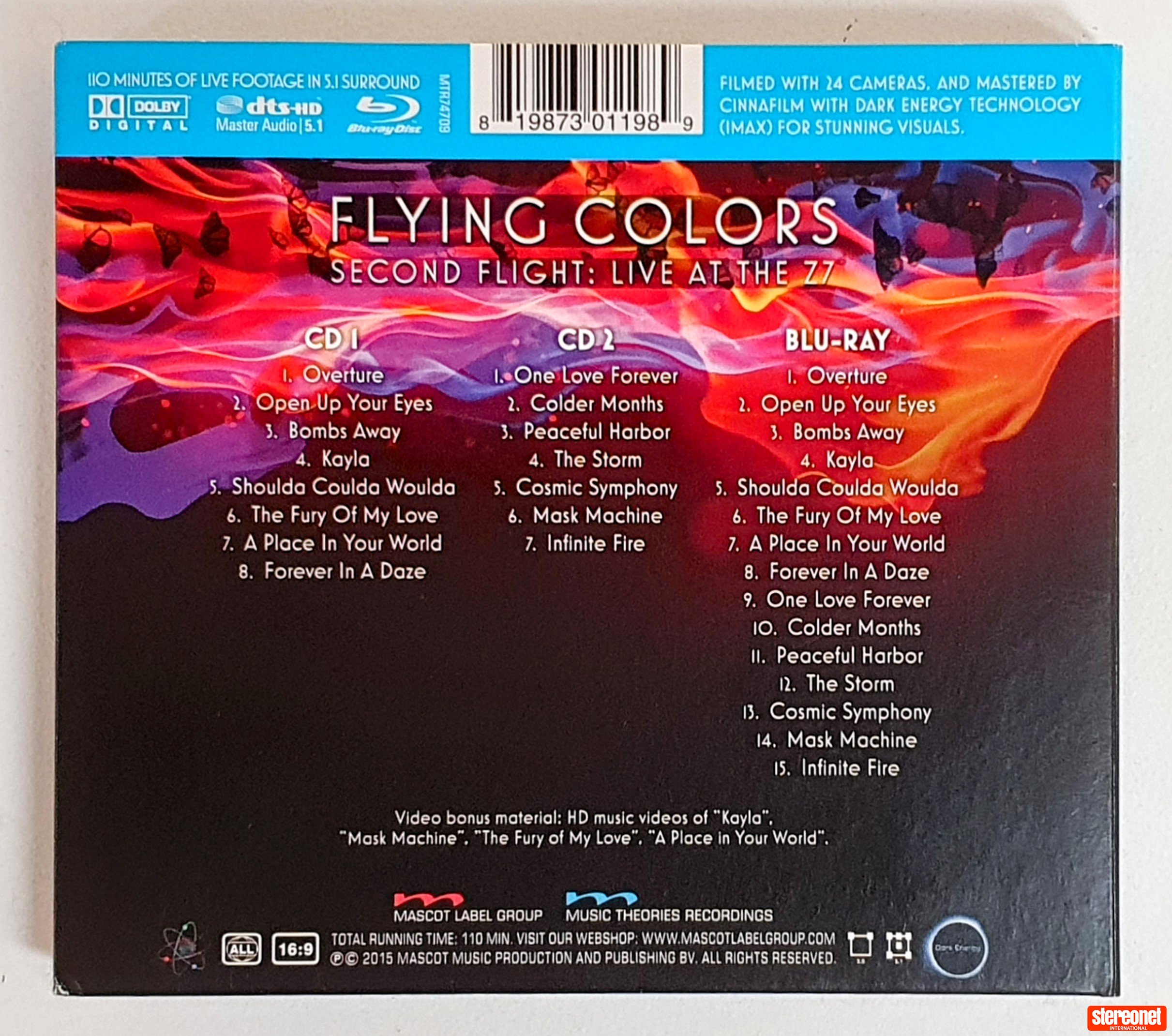 Flying Colors - Second Flight Live at the Z7 - Blu-Ray & CD Boxset Blu ...