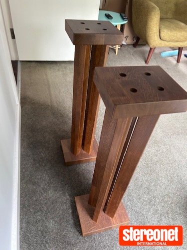 Hi-Fi Racks Limited Walnut Speaker Stands |﻿ Speaker Stands