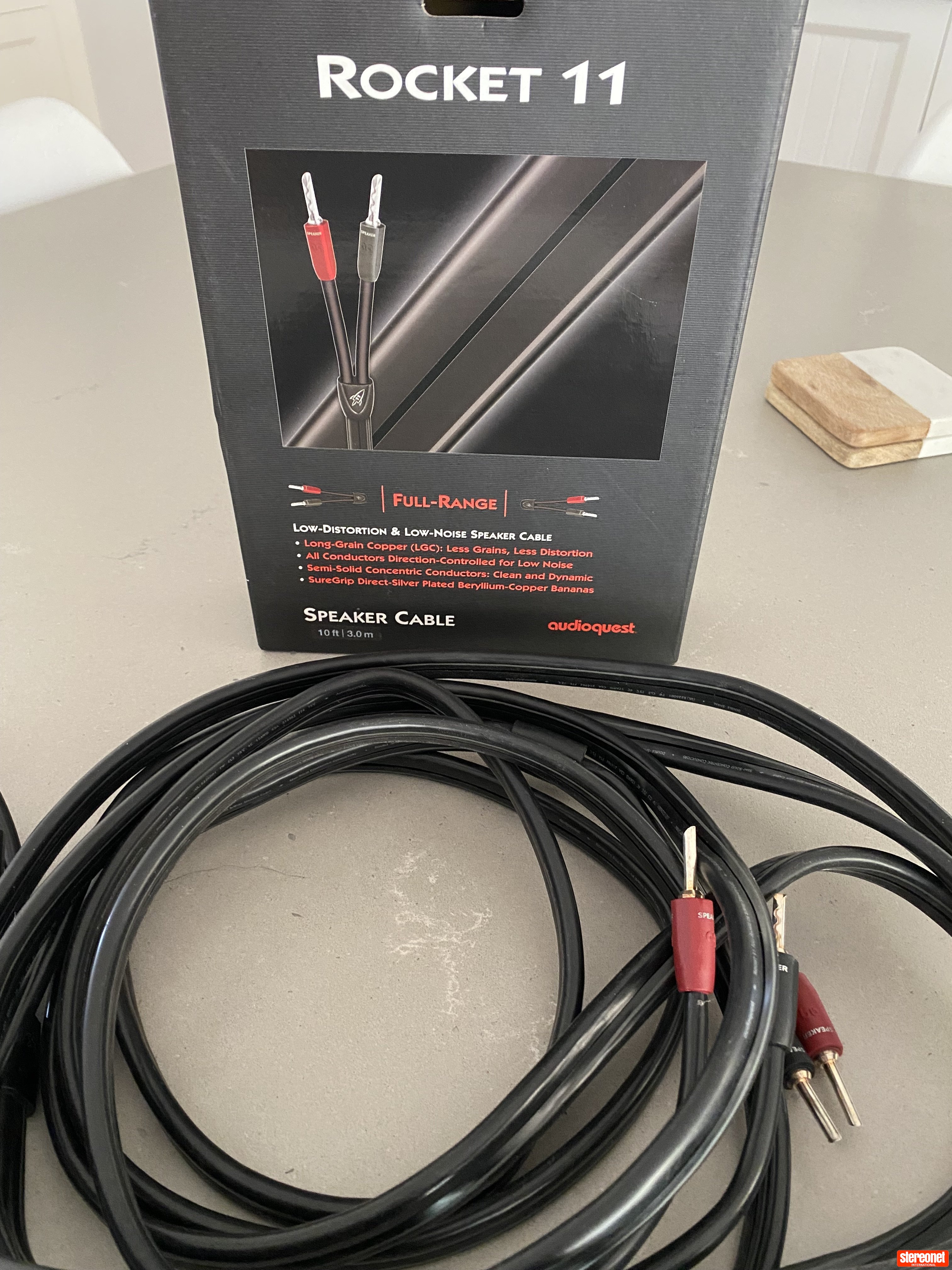 AudioQuest Rocket 11 Speaker Cables - Speaker Cables - StereoNET