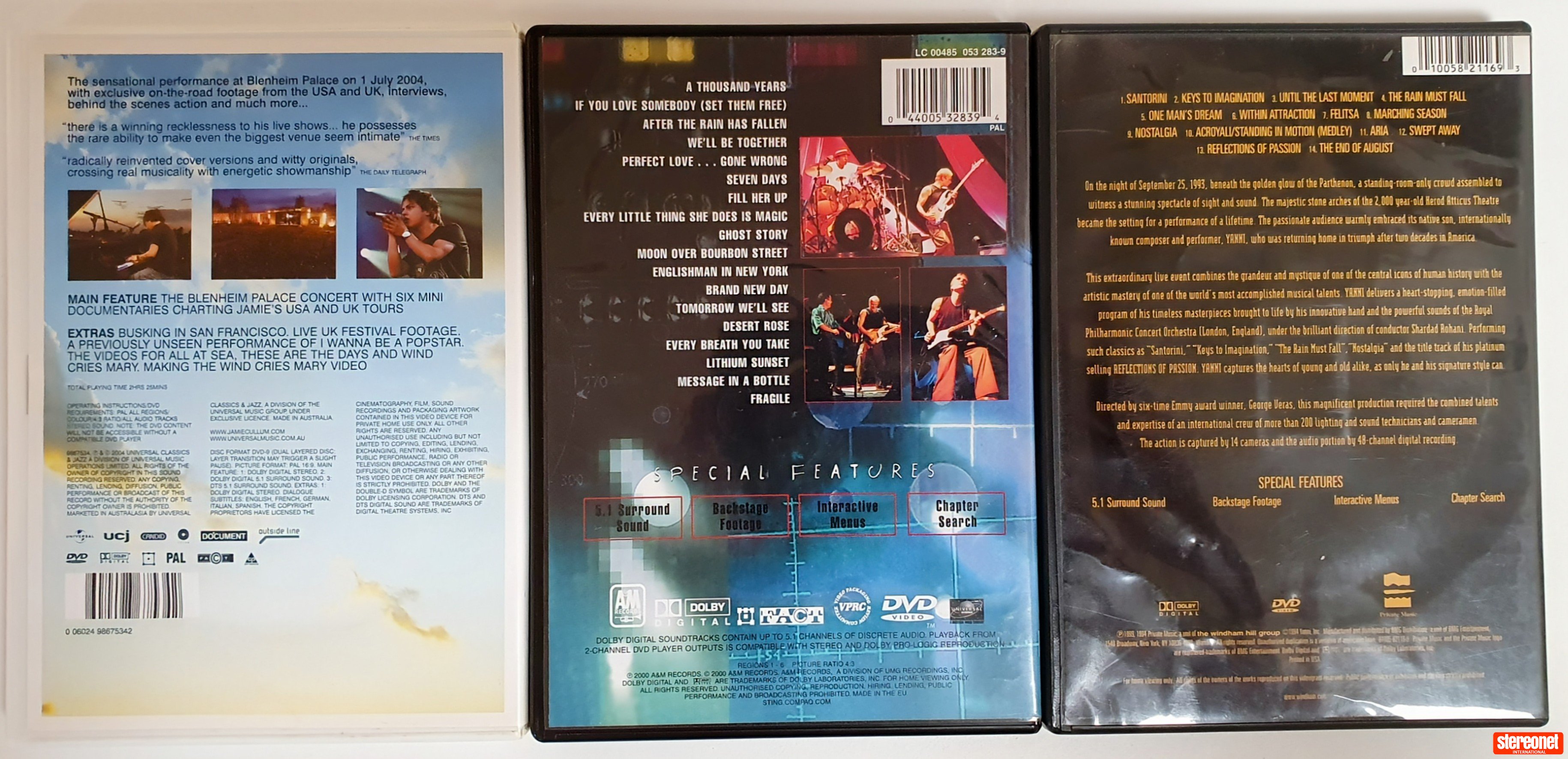 DVD Concerts (Lot of 3) DVD - Blu-ray / DVD - StereoNET