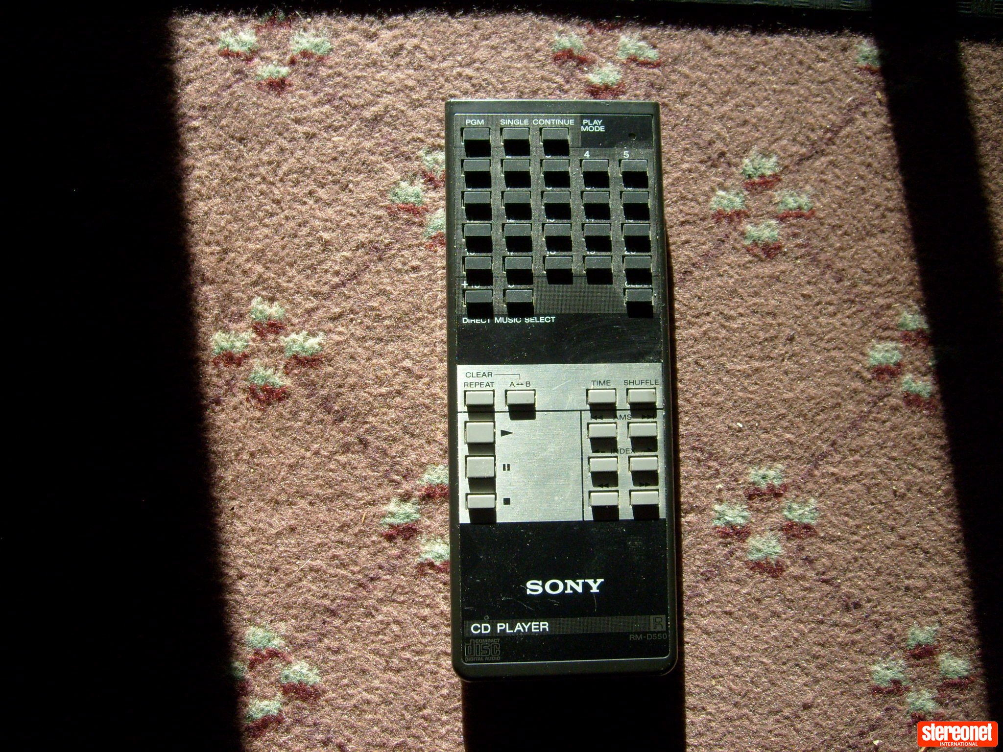 Sony RM-D550 Remote Control - CD/SACD Players & Transport - StereoNET