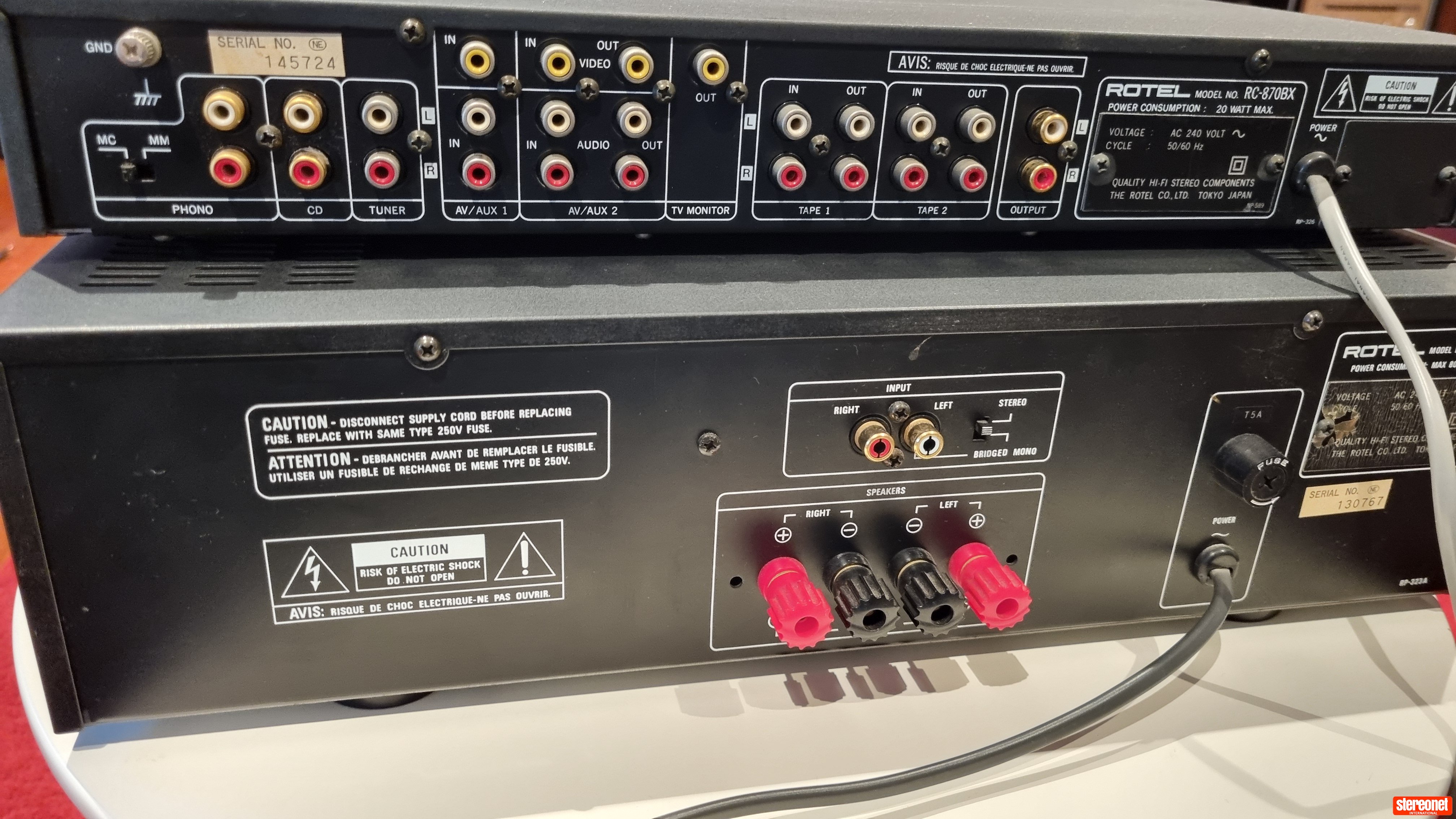 Rotel RC-870BX Pre Amplifier - Pre Amplifiers - StereoNET