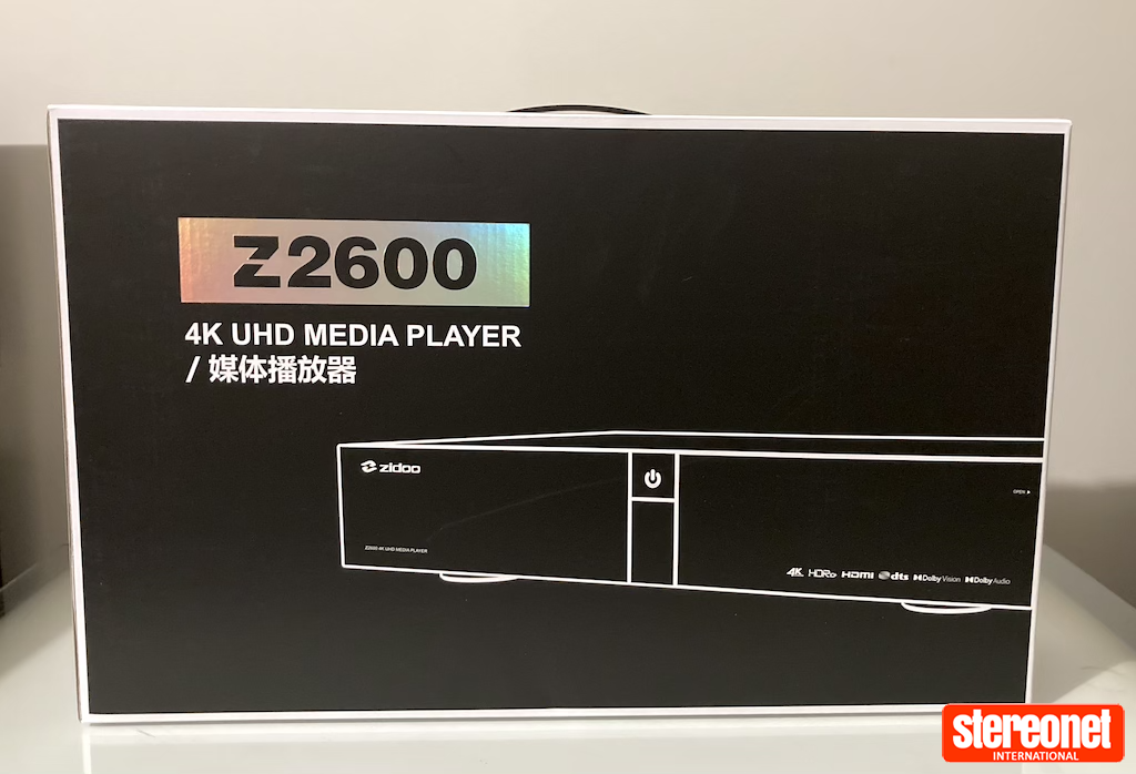 Zidoo Z2600 Media Player / Streamer (Video) - DACs and Streamers - StereoNET