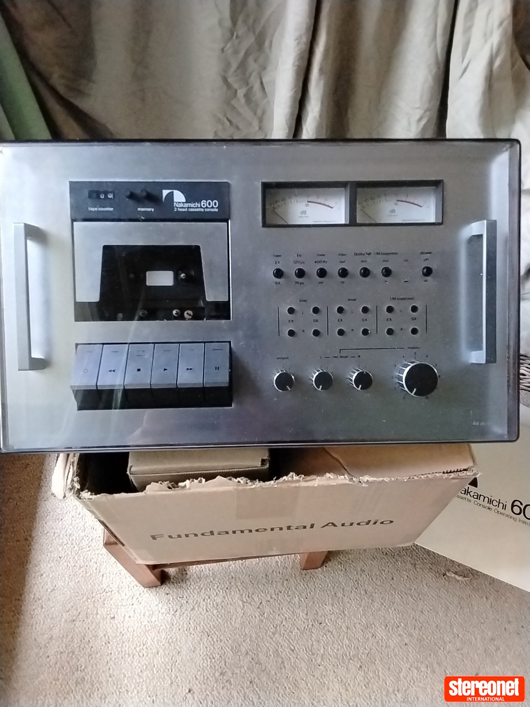 Nakamichi 600 Cassette Player - Cassette / Reel to Reel - StereoNET