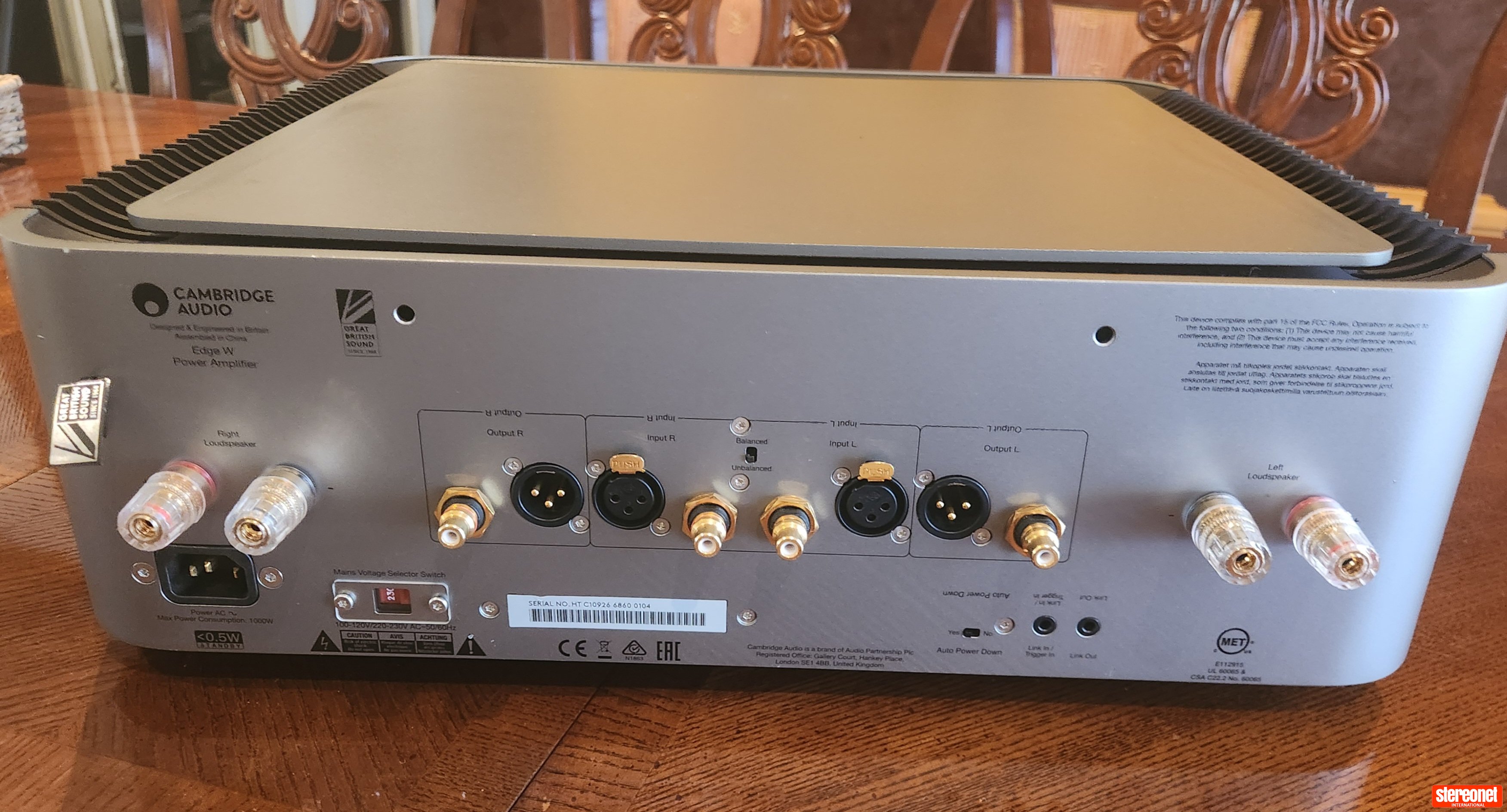 Cambridge Audio Edge W Power Amplifier - Power Amplifiers - StereoNET