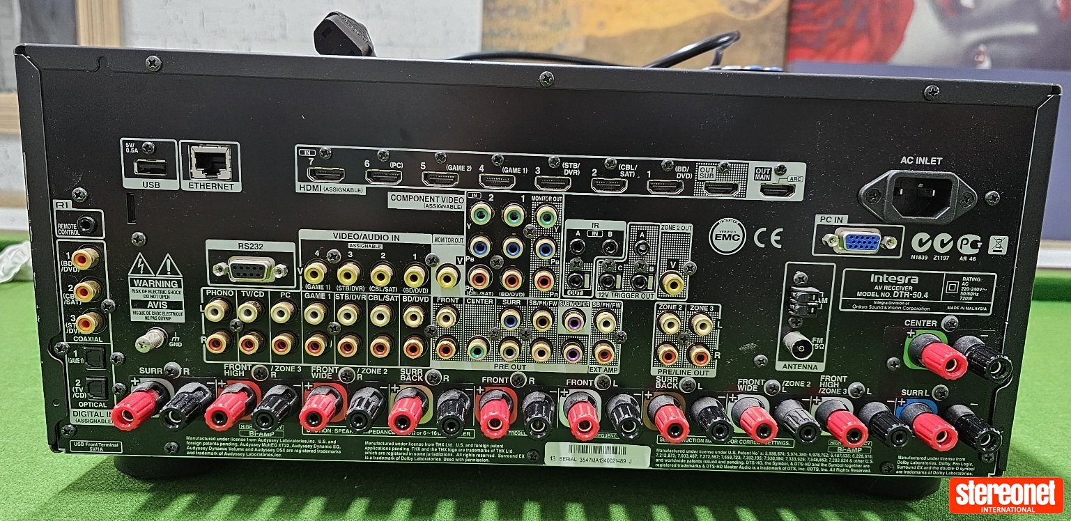 Integra DTR - 50.4 AV Receiver - AV Receivers & Processors - StereoNET