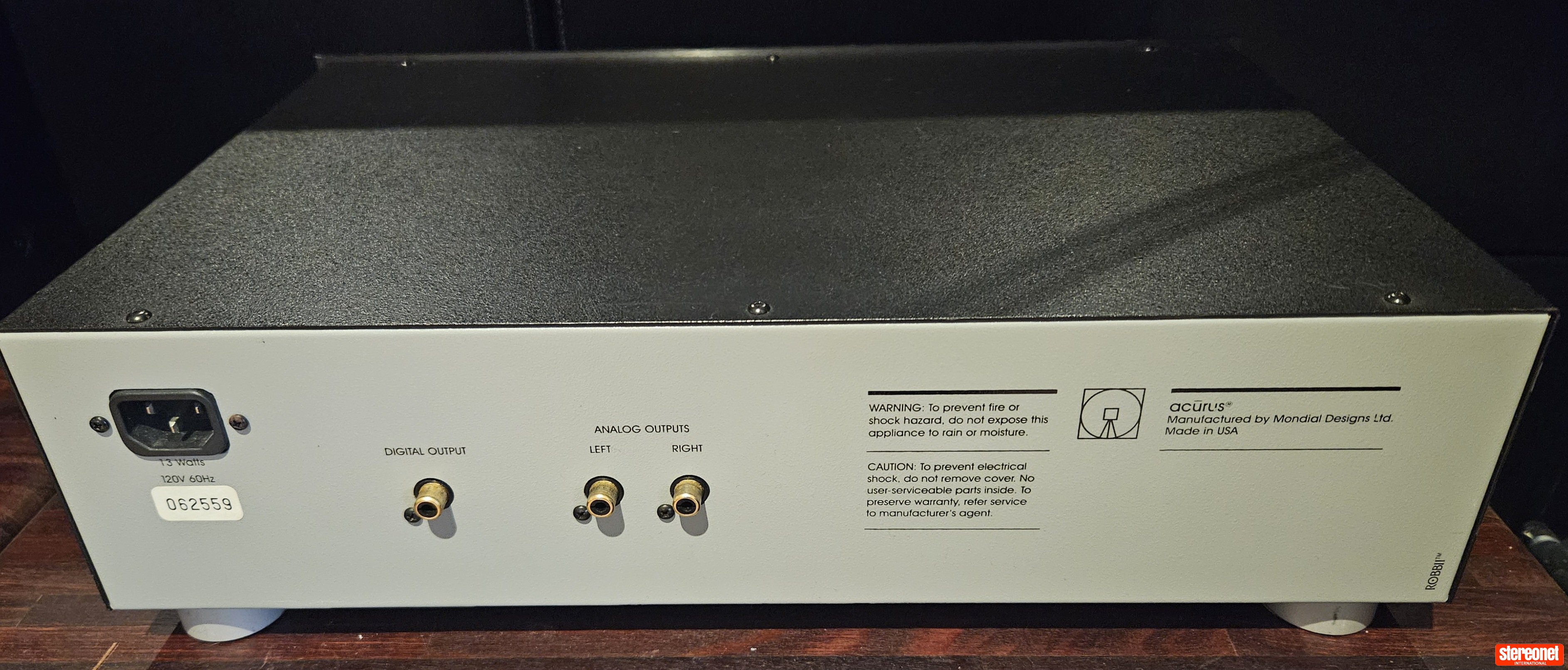 Acurus AV ACD-11 CD Player - CD/SACD Players & Transport - StereoNET