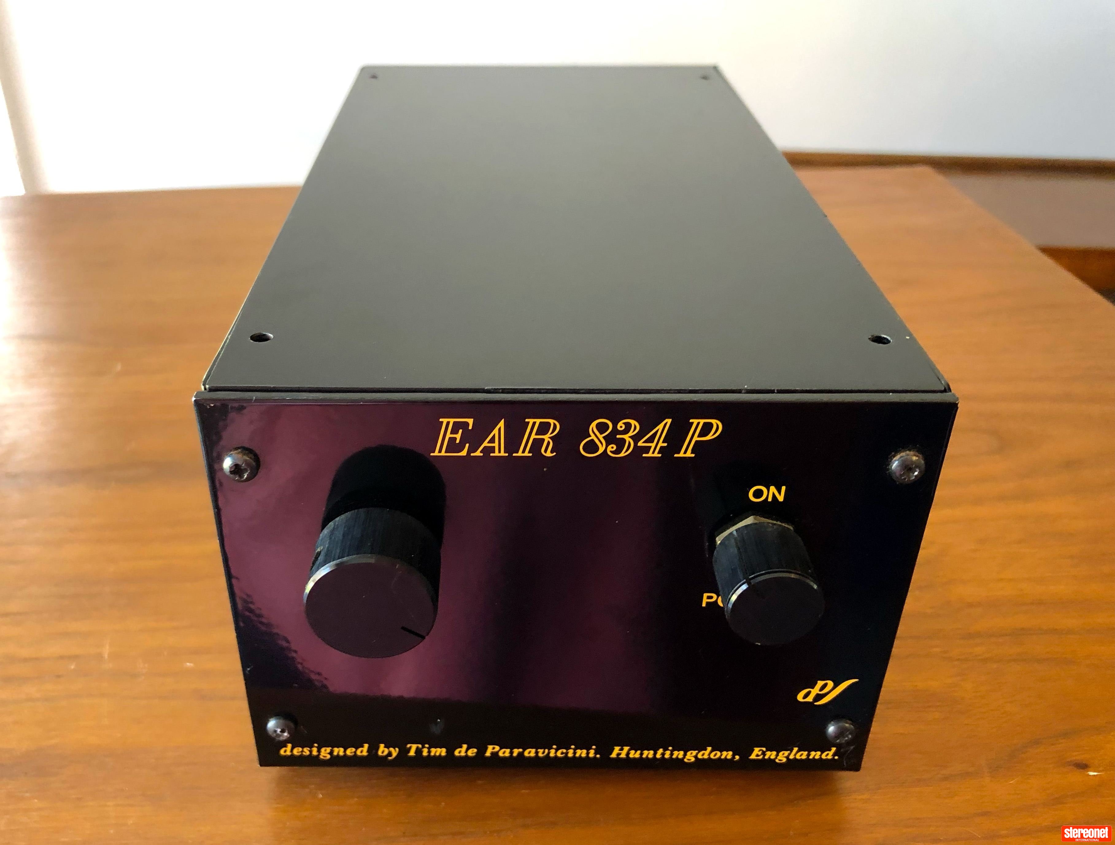 EAR 834P Valve Phono Preamplifier - Phono Amplifiers - StereoNET